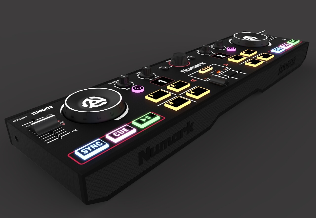 ArtStation - Numark Dj Console | 3D Modeling & Texturing