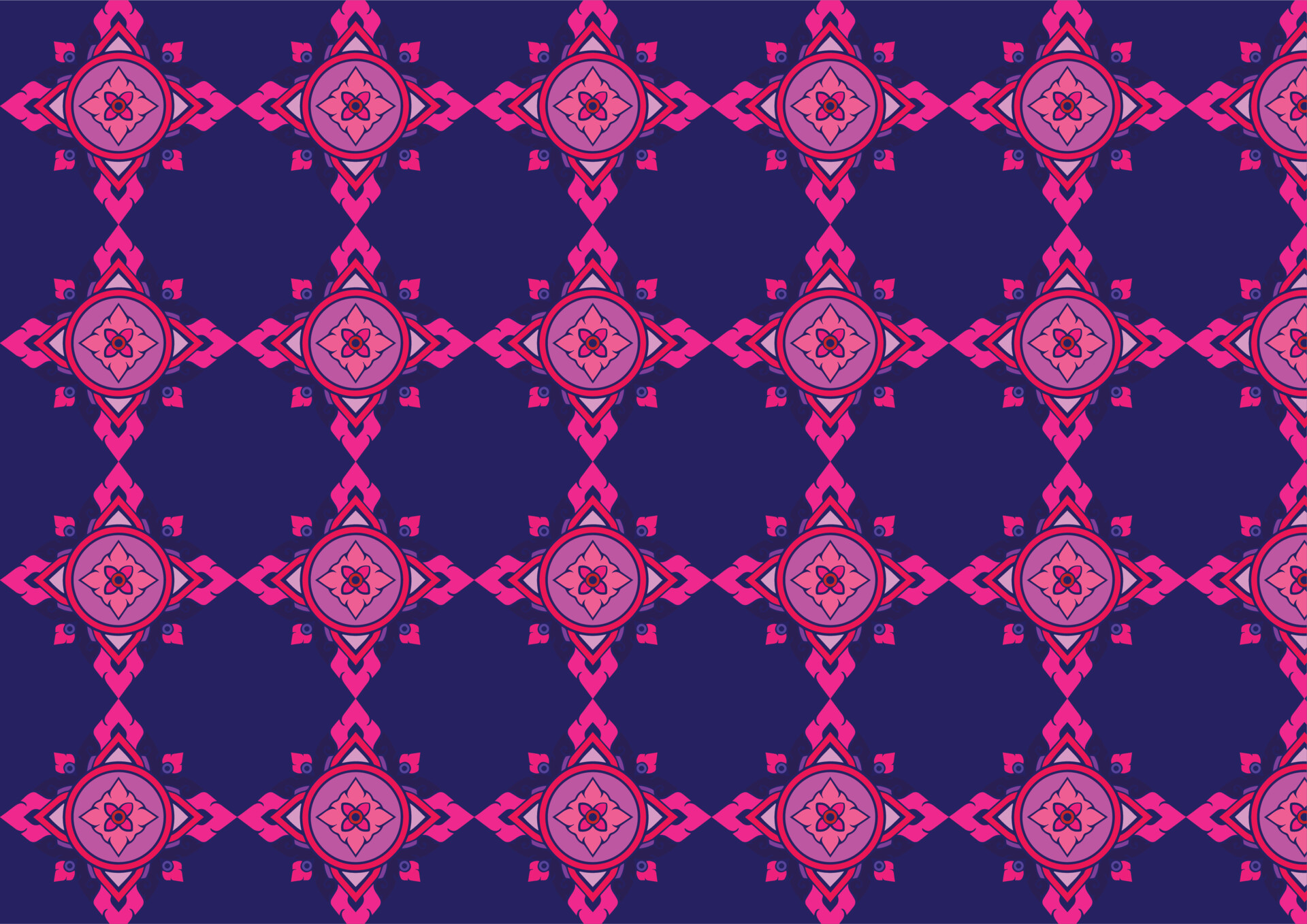 ArtStation - Thai Pattern 2 | Pattern Design Contest (Adobe Illustrator)