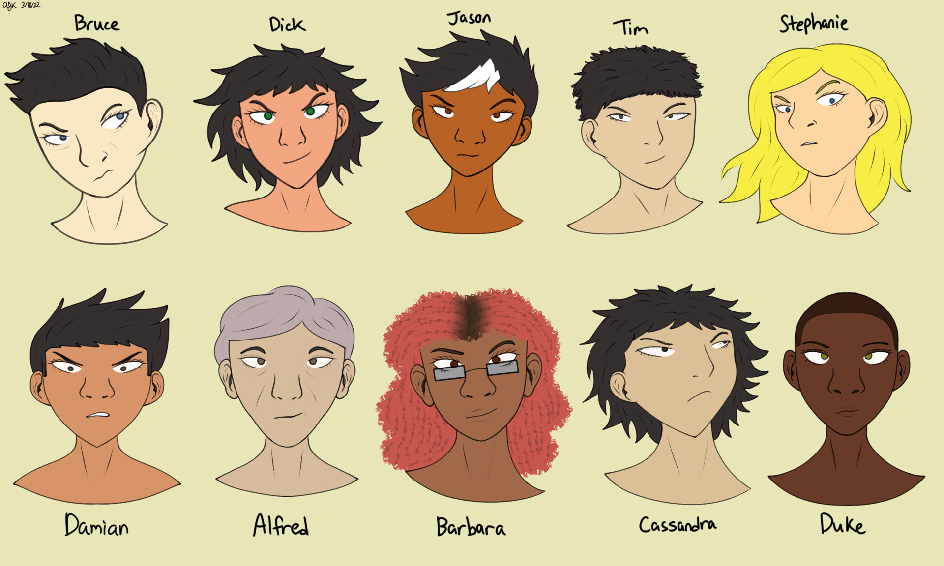 ArtStation - Batfamily Designs