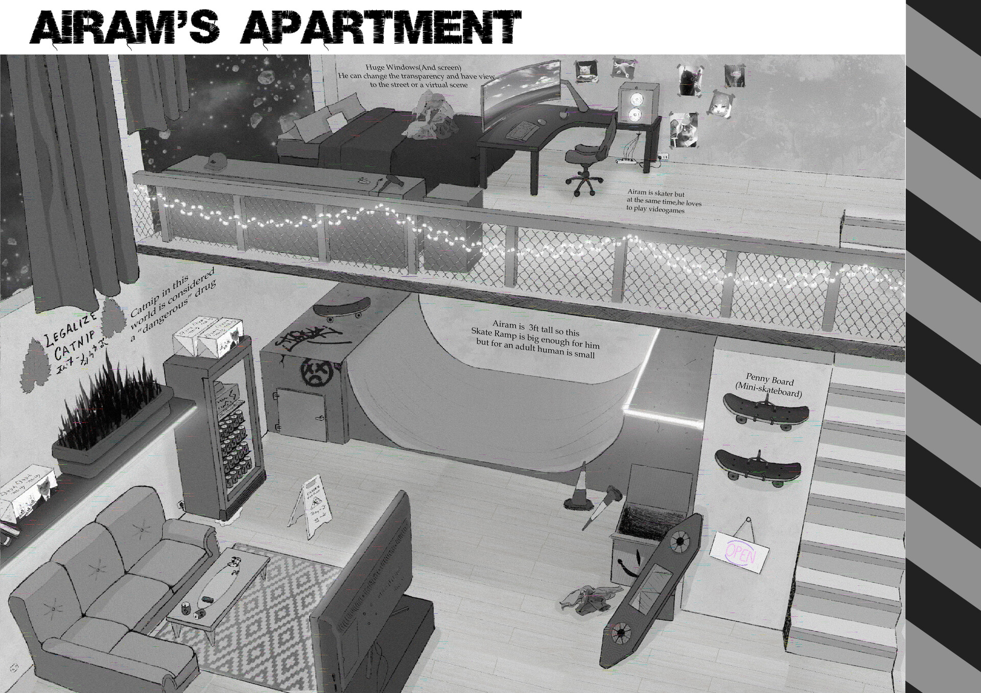 ArtStation - Enviroment Design from a 3D Enviroment that I made