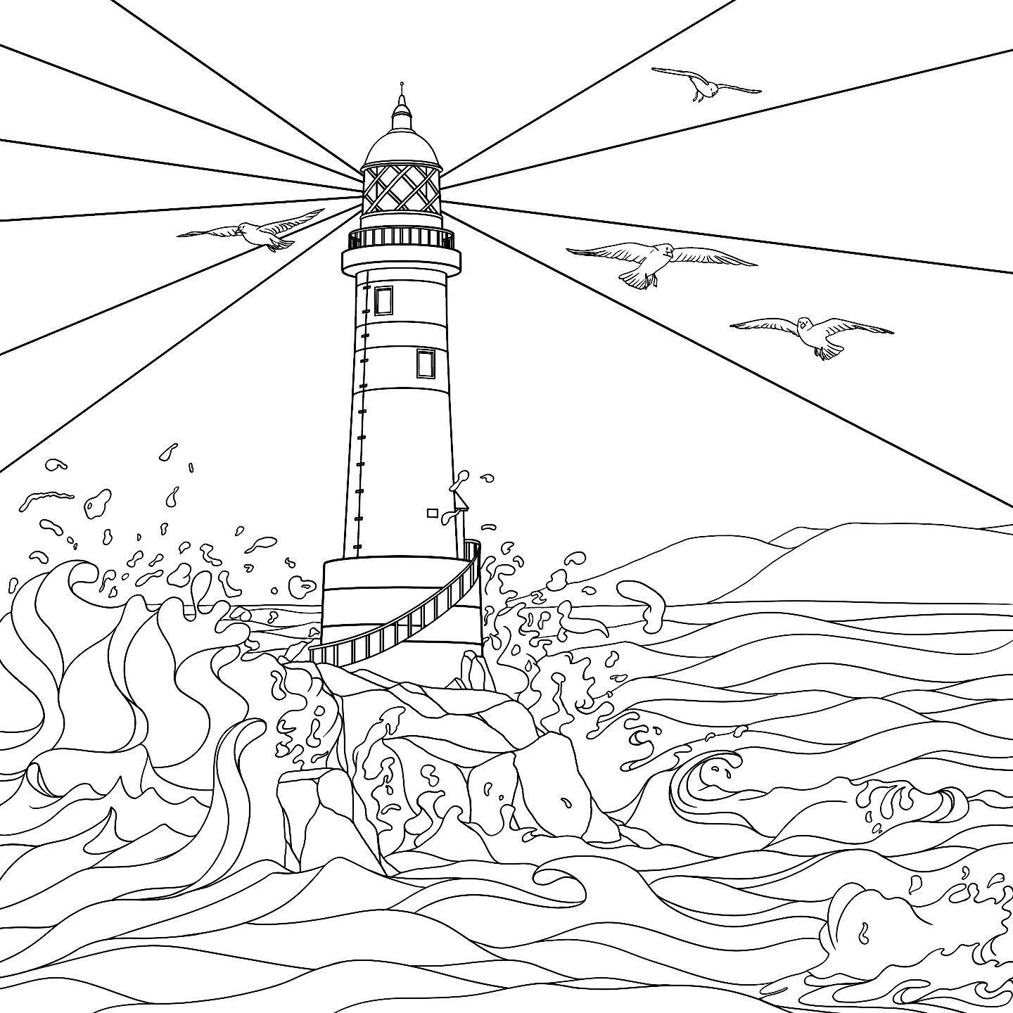 lego coloring pages lighthouses
