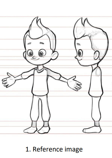 Dinoj - Low poly Character - Boy