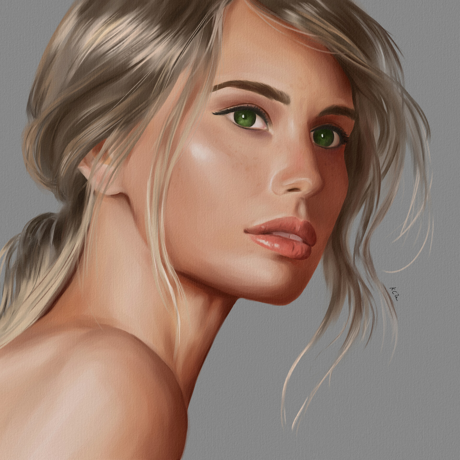 ArtStation - Female portrait
