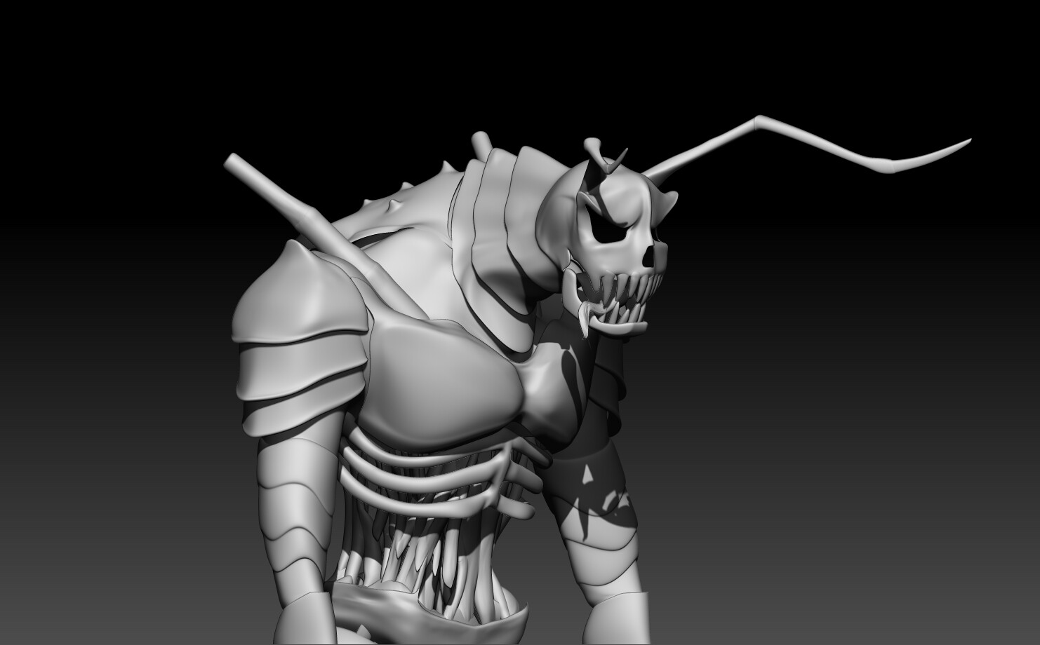 ArtStation - Skull Alien