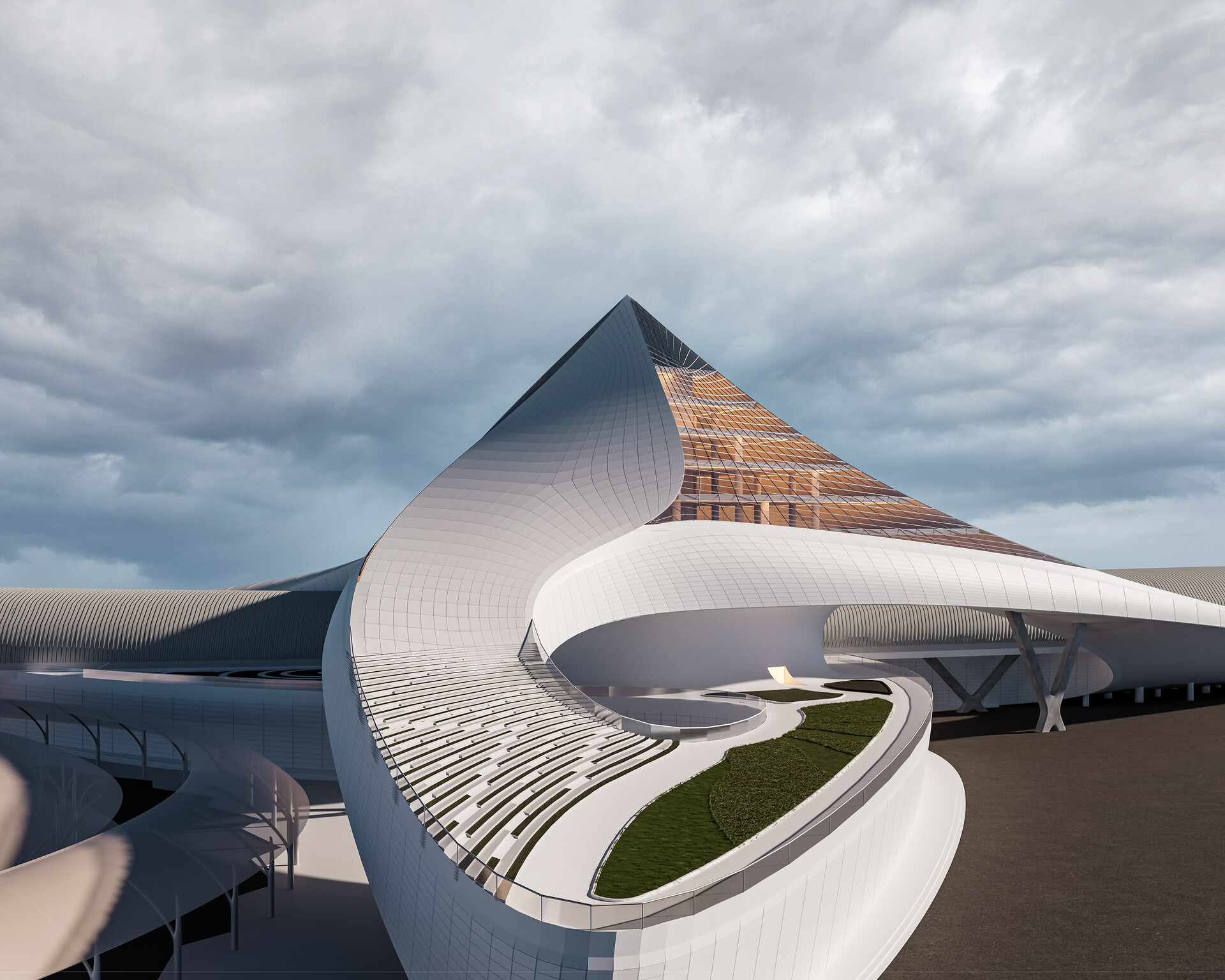 ArtStation - Transit Hub - Architectural Visualization