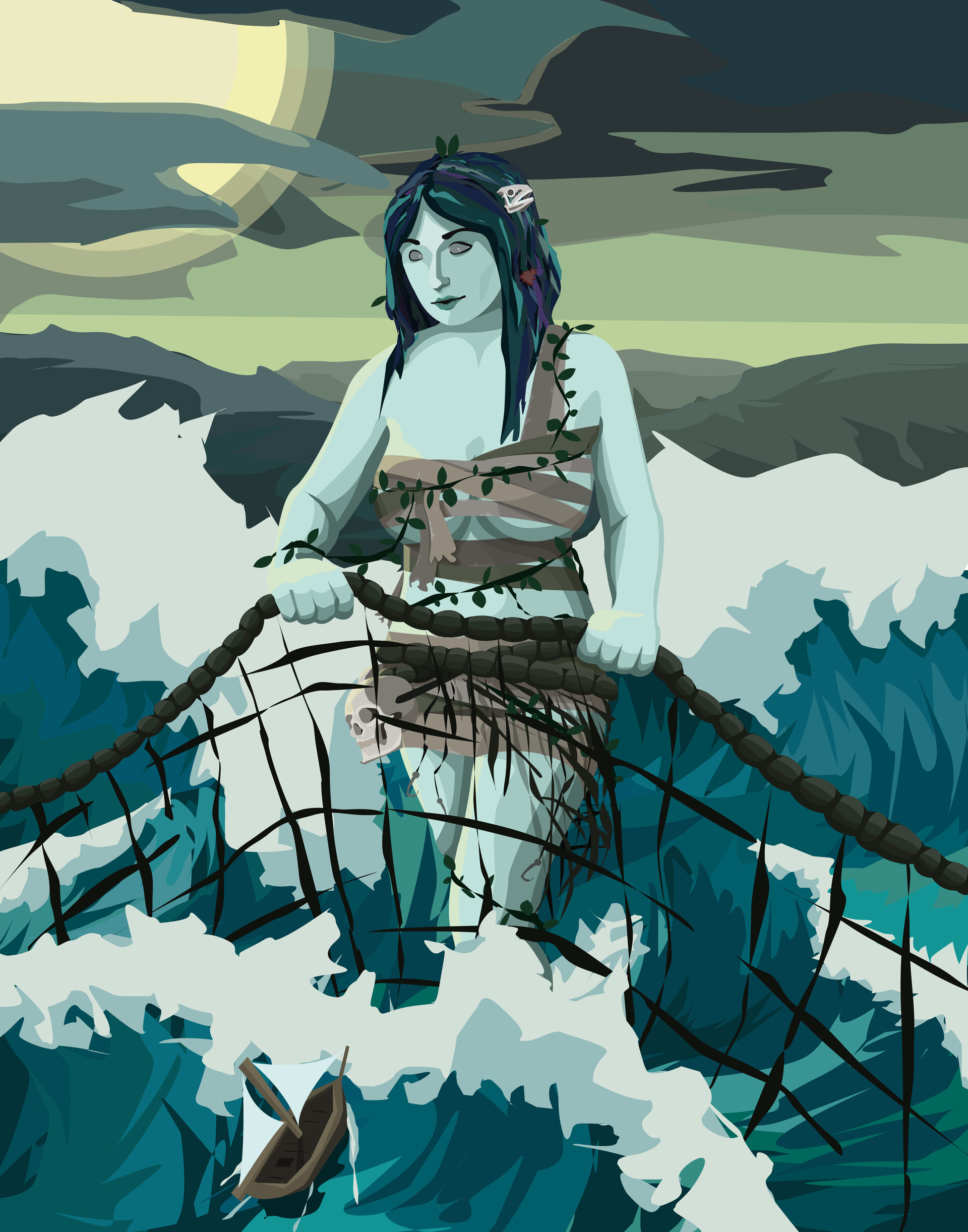 ArtStation - "Ran" Vector Painting