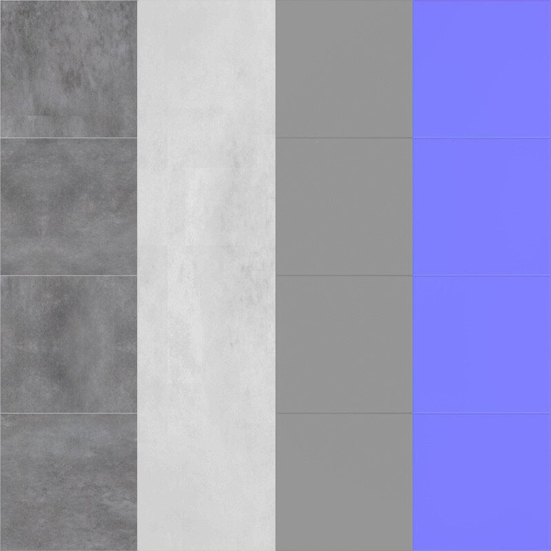 3D textures PBR free Download - Grey Marble Tile PBR Texture 3D for ...