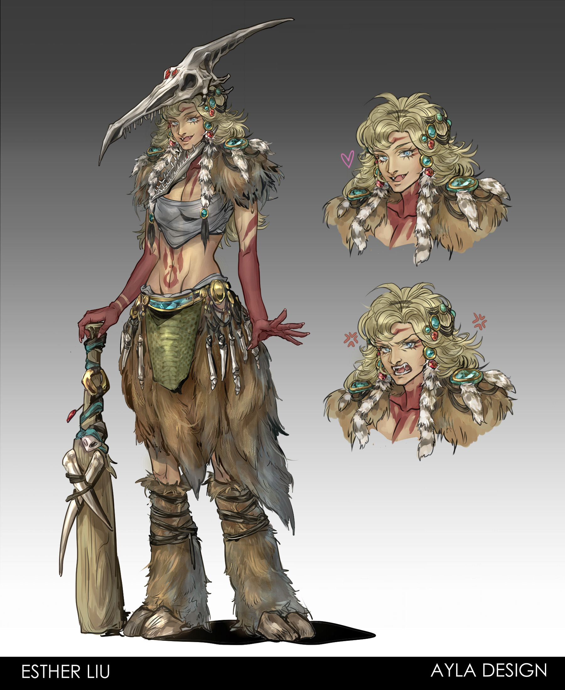 ArtStation - Chrono Trigger Ayla Re-design