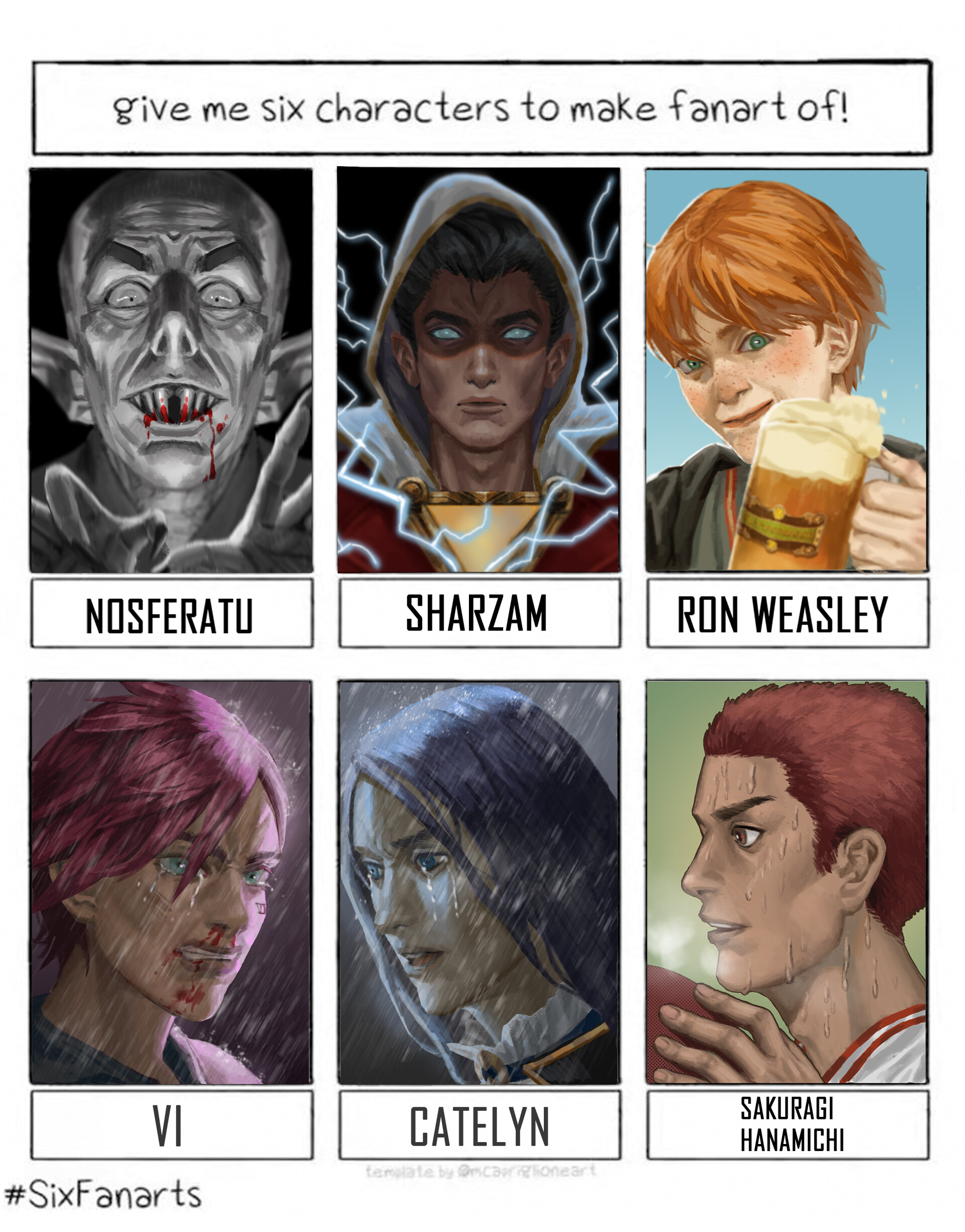 ArtStation - 6 fanarts