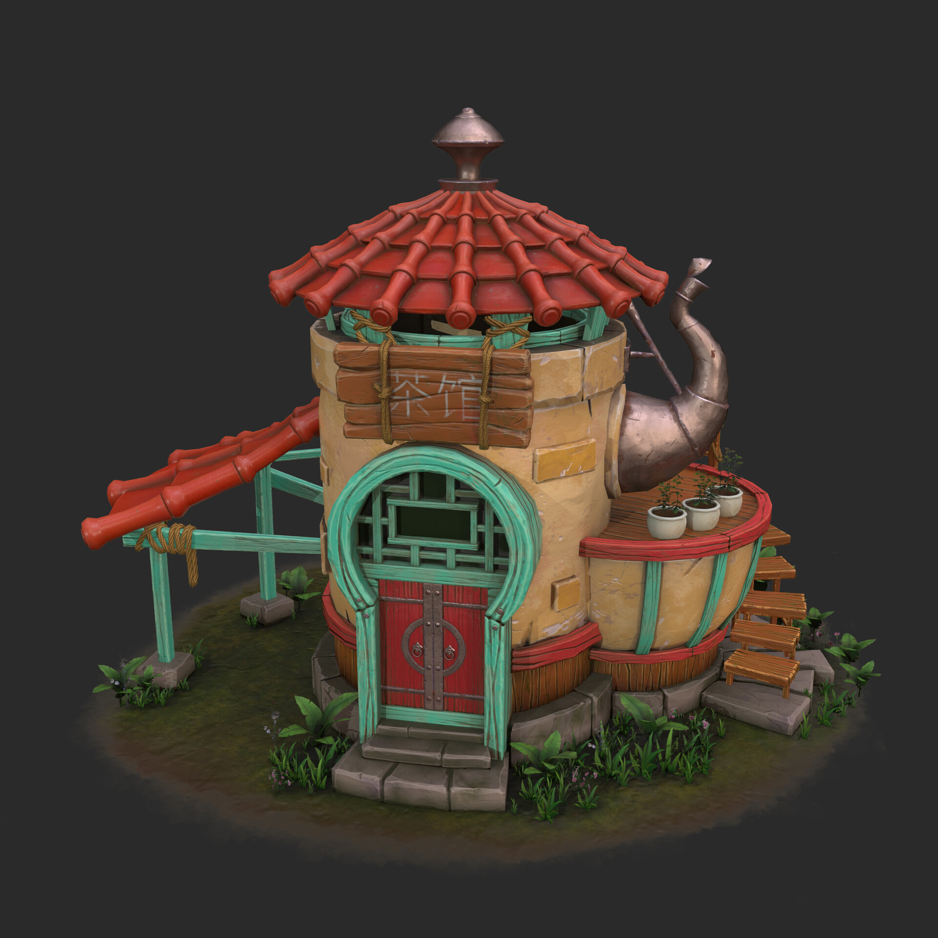ArtStation - TeaHouse