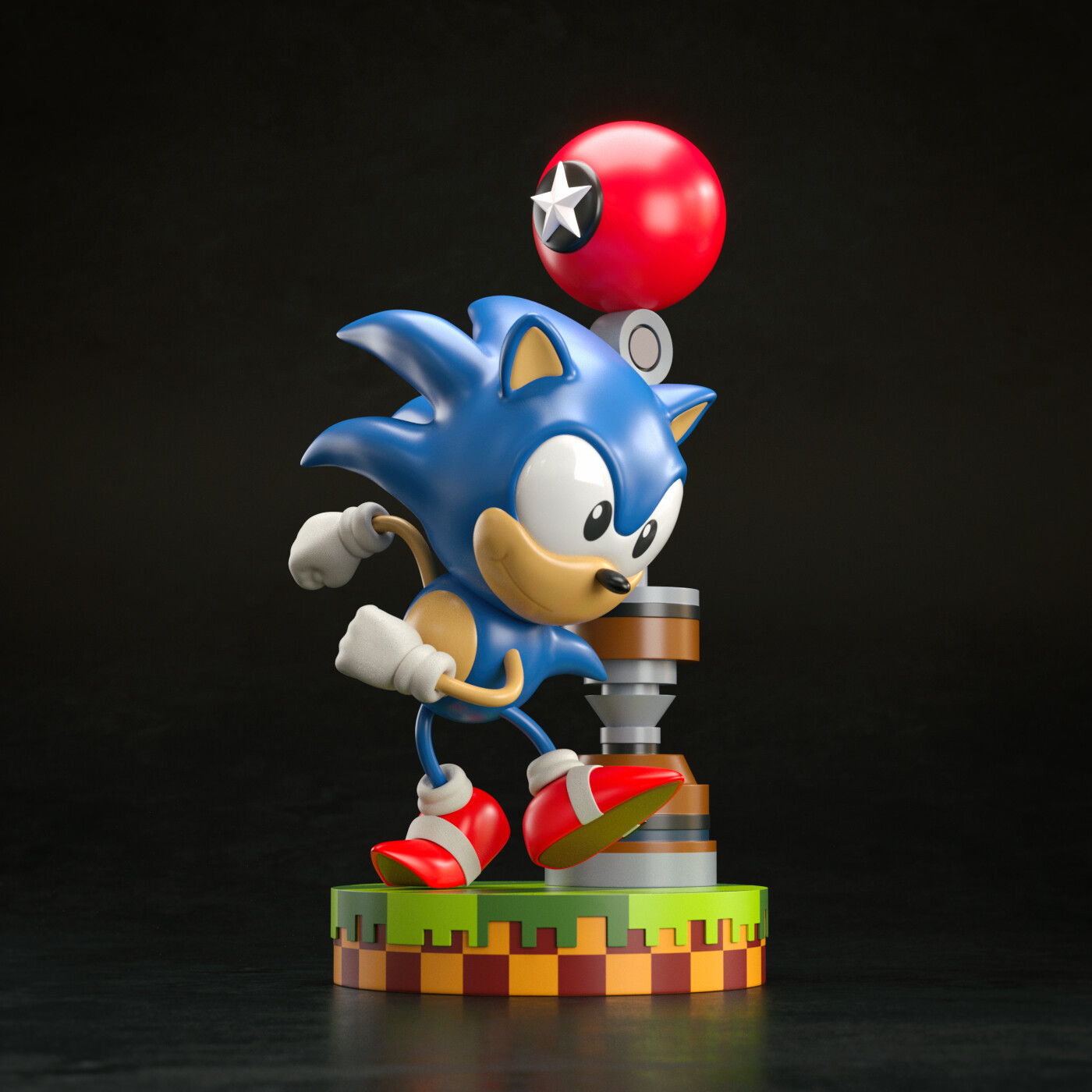 ArtStation - Prop Art Challenge : Sonic Checkpoint