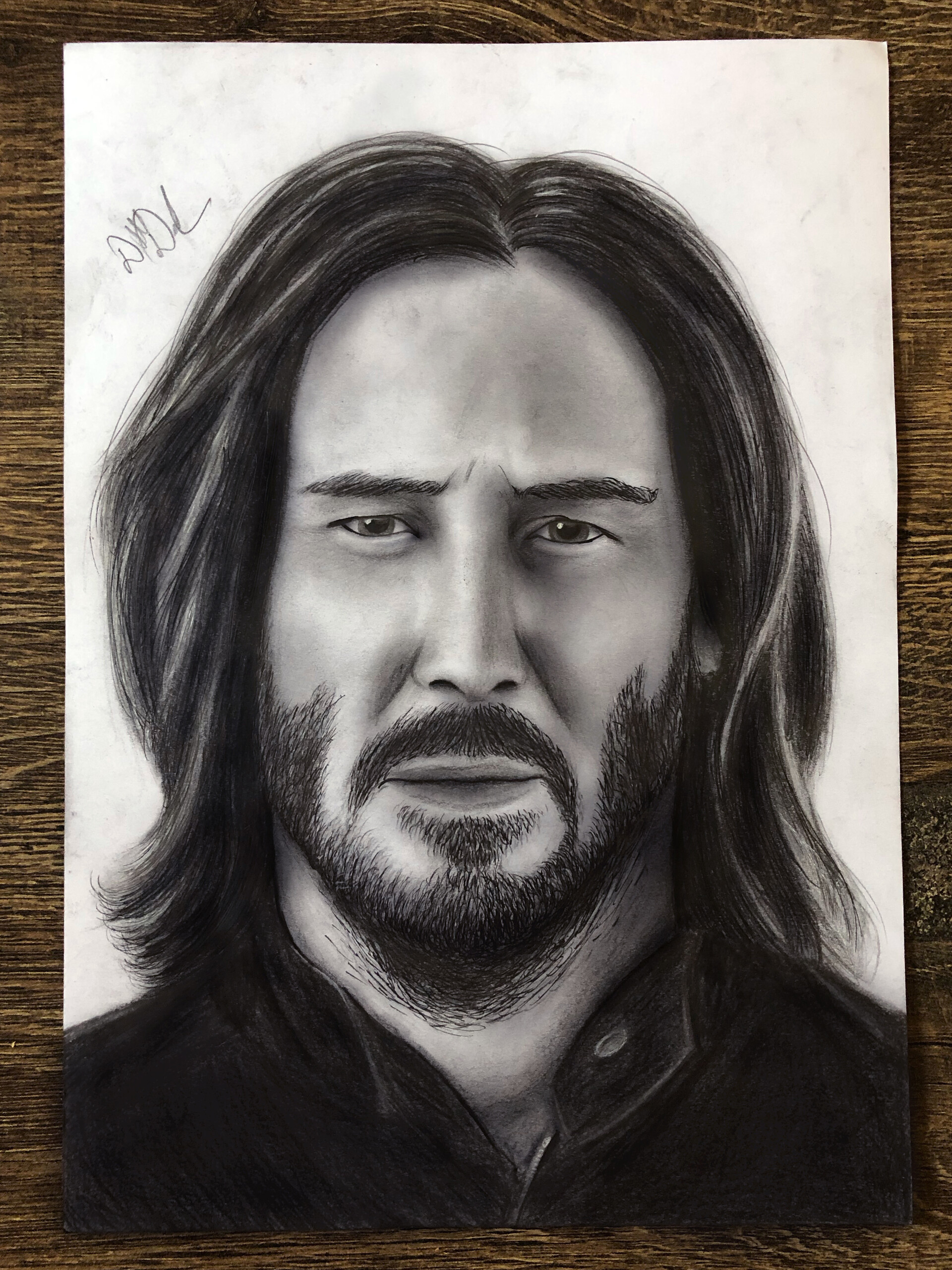 ArtStation - Keanu Reeves Portrait