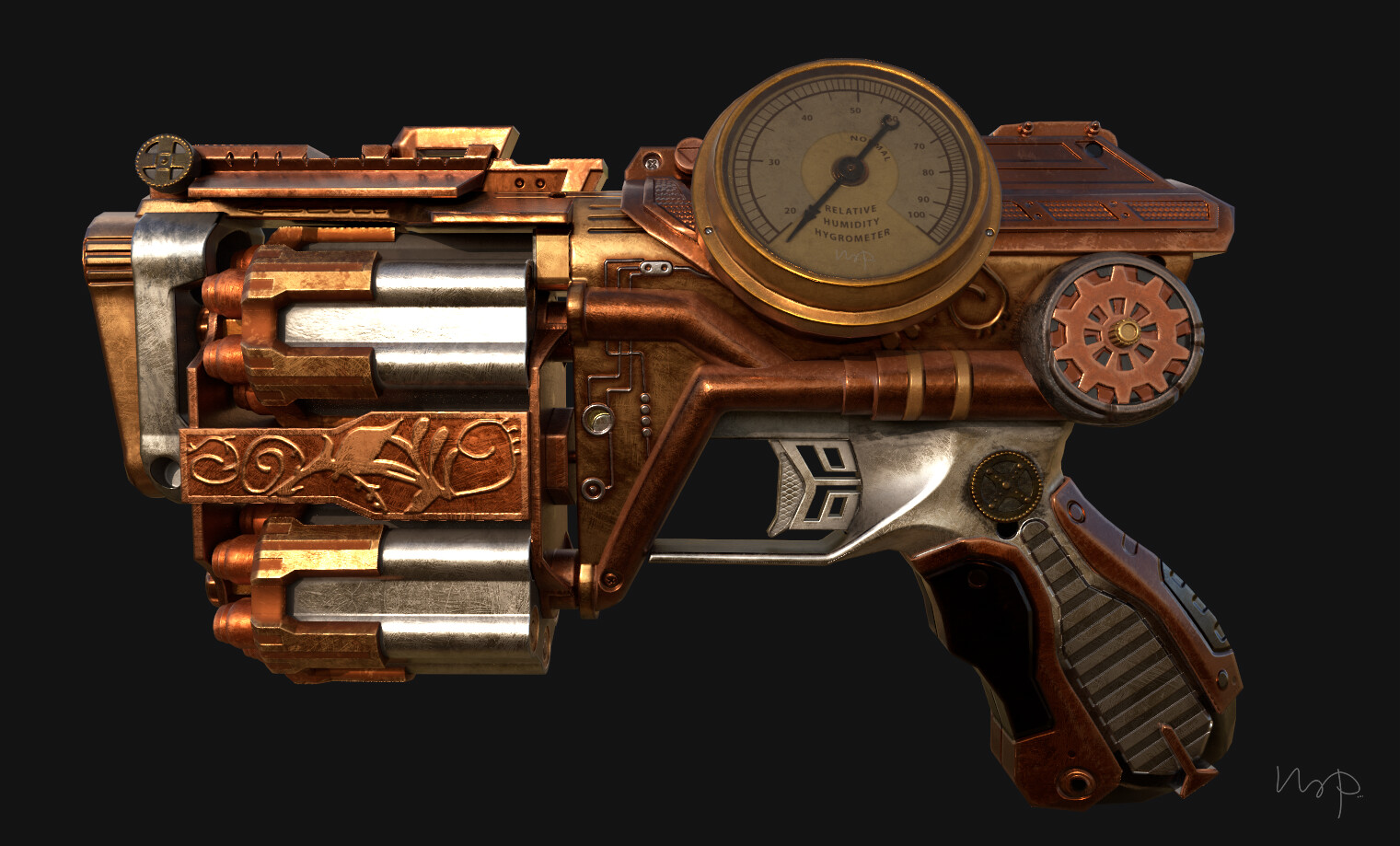ArtStation - Steampunk Gun