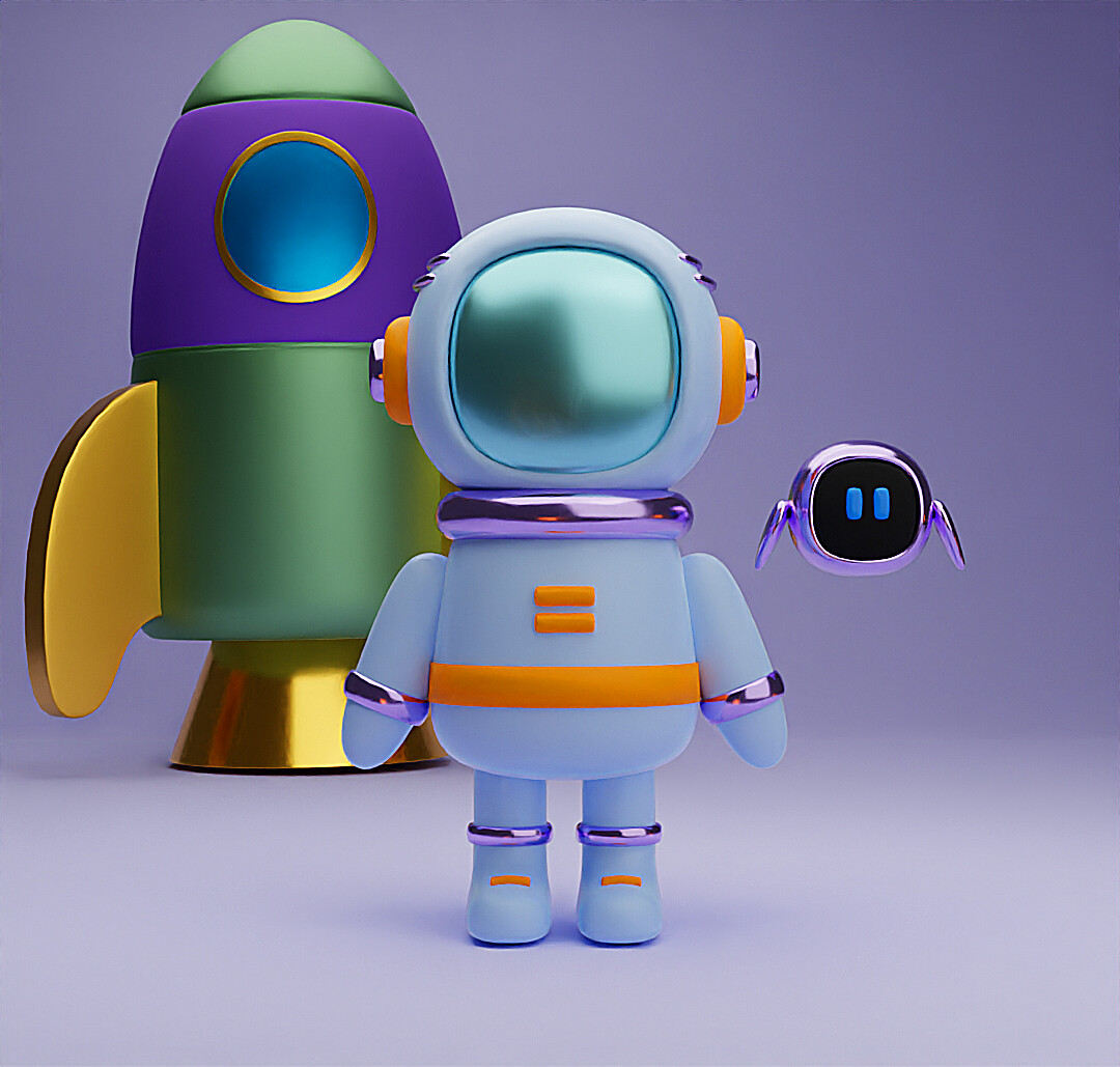 ArtStation - Astronaut Character 3D model