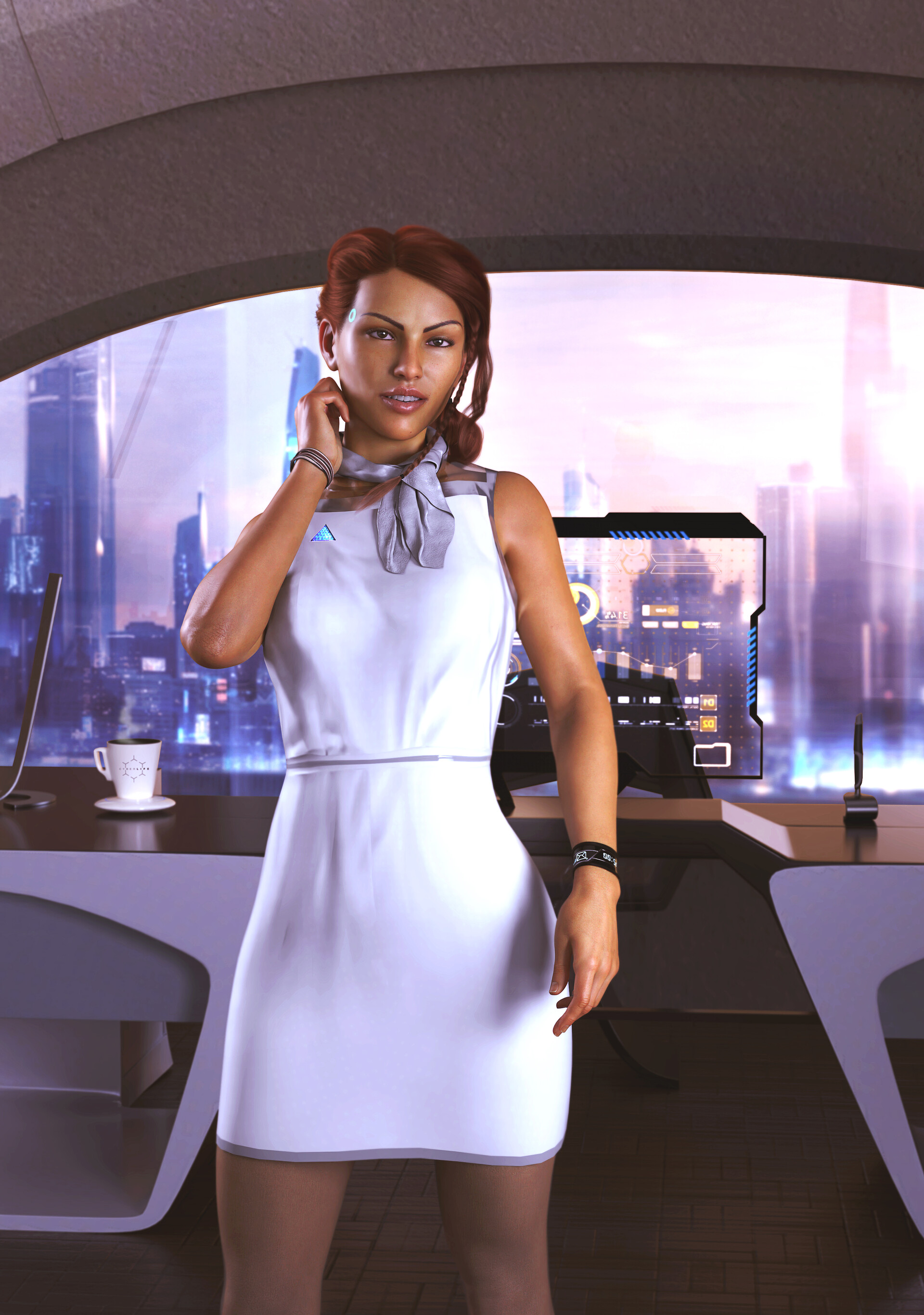 ArtStation - Jenna executive secretary model ES 700 (OC) Detroit Become ...