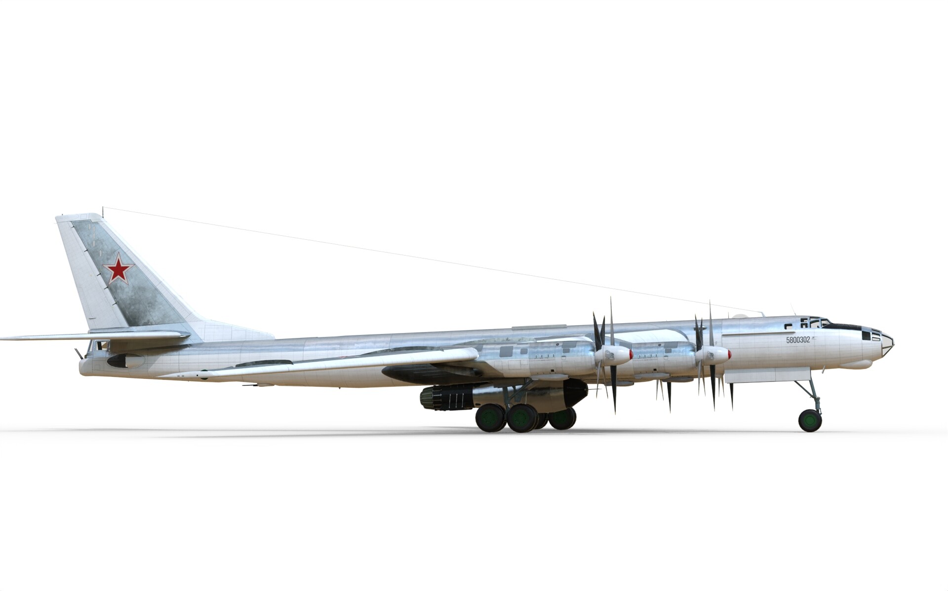 Tim Samedov - Tupolev Tu-95V Bear A Tsar Bomba 3D model