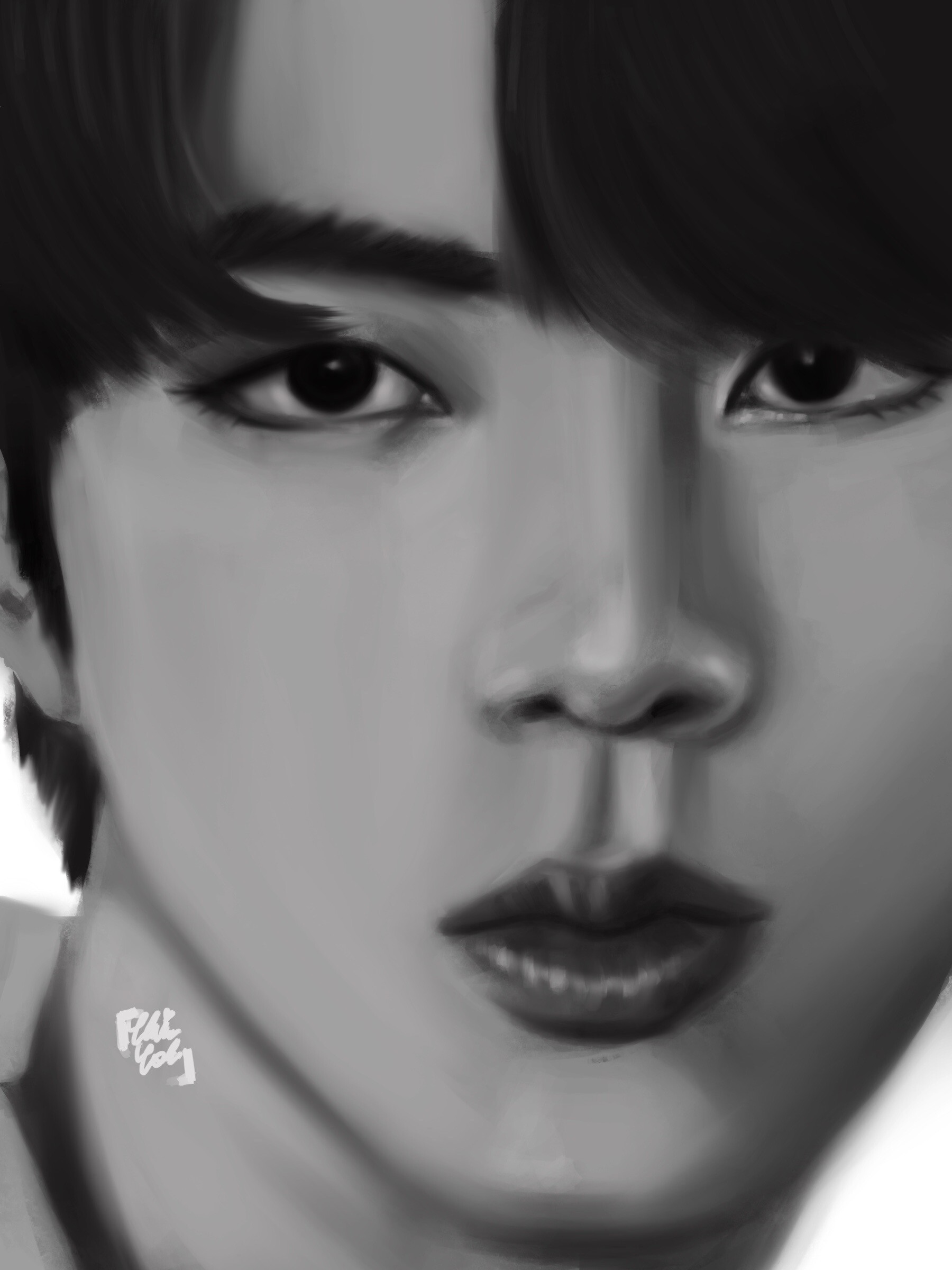 ArtStation - Jin BTS Portrait Study