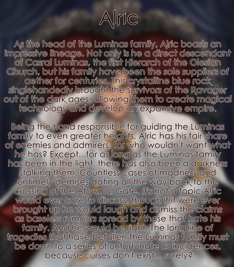 Kaiba A - Alric (Character Introduction)