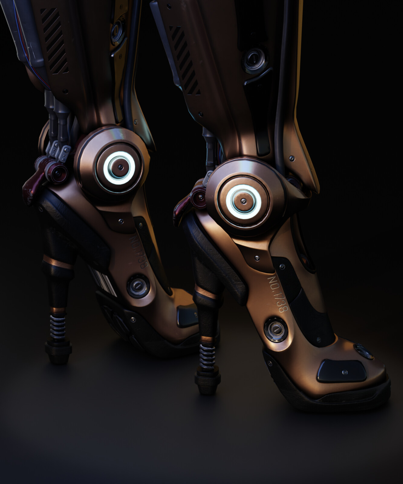 Denis Kundo - Futuristic robot heels