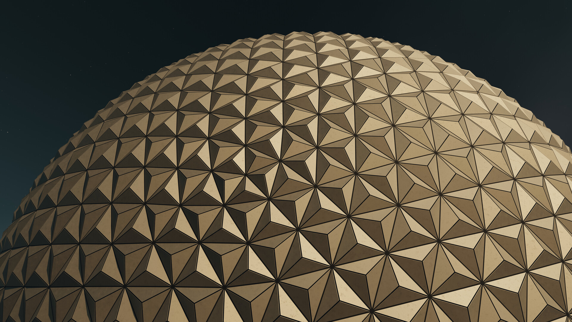 ArtStation - Spaceship Earth render tests