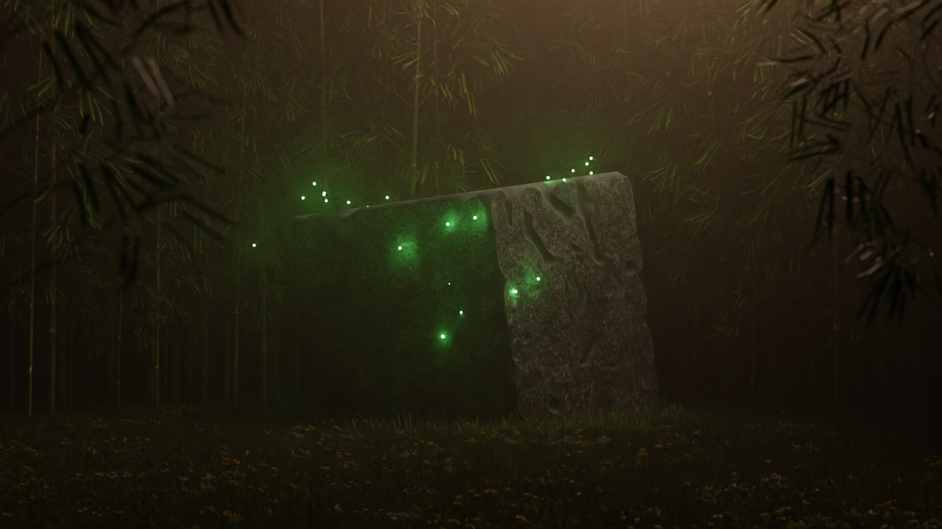 ArtStation - The Stone in the Forest