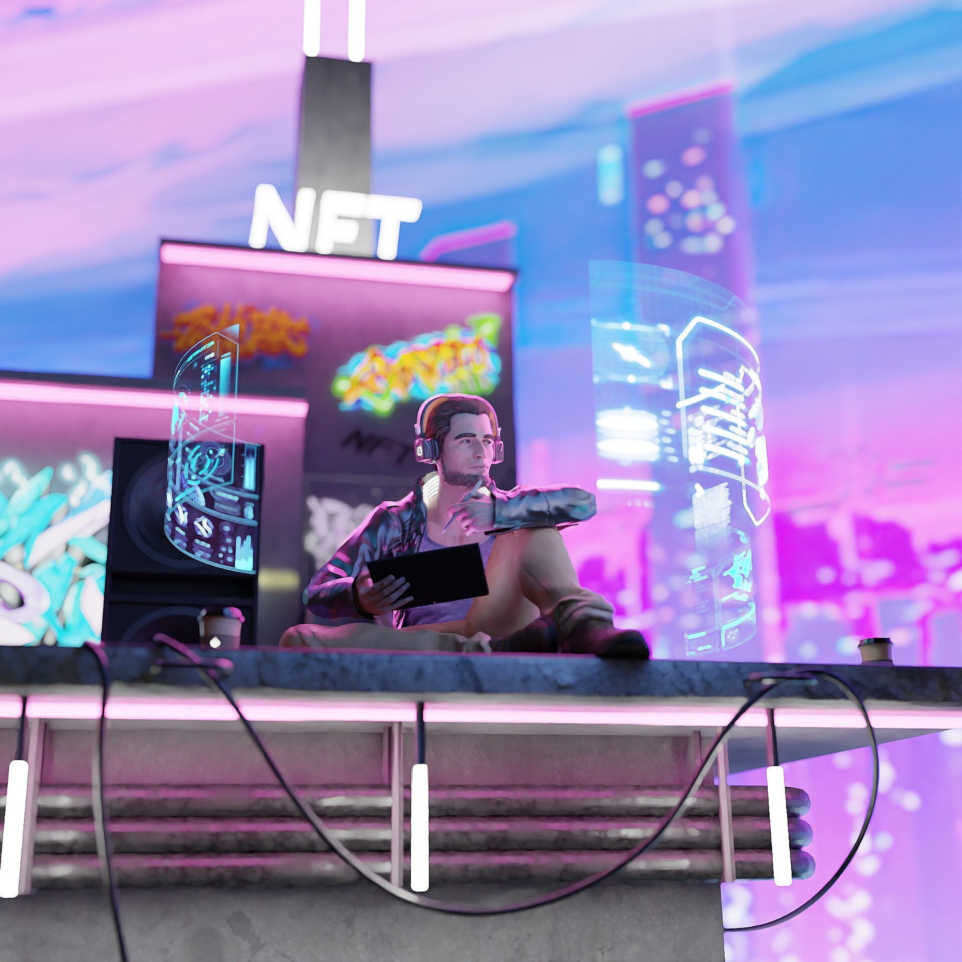 ArtStation - NFT artist character