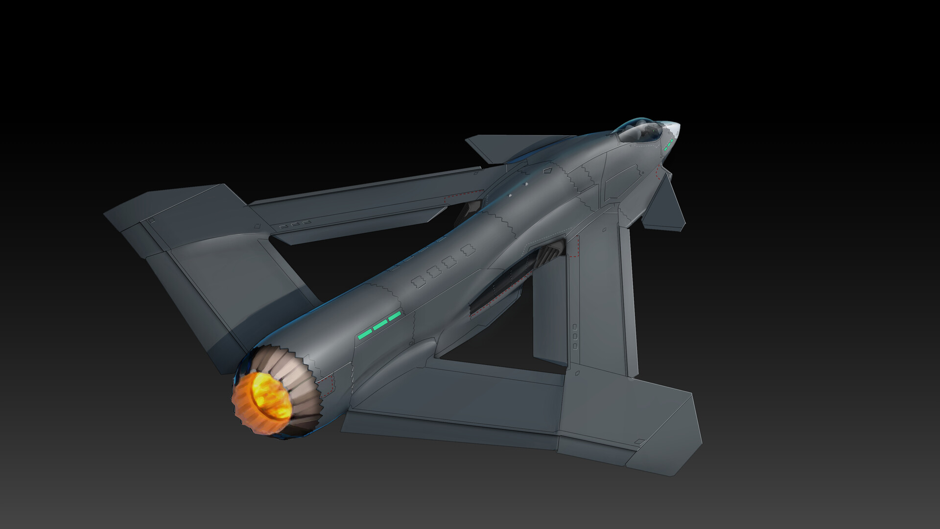 ArtStation - S/vtol fighter