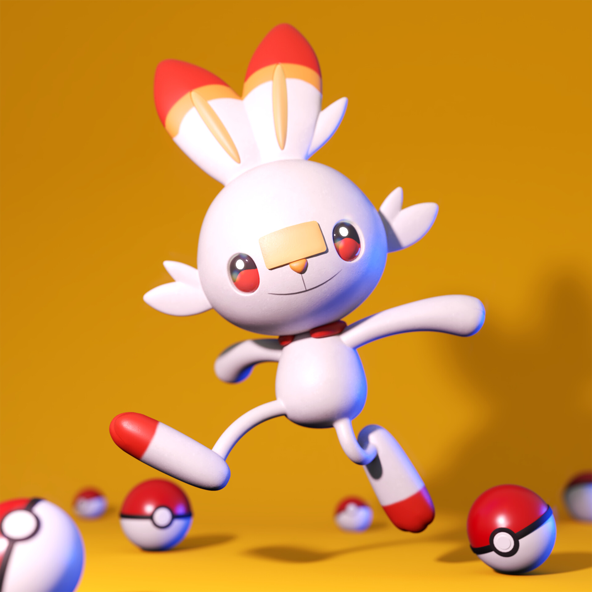 ArtStation - pokemon_scorbunny