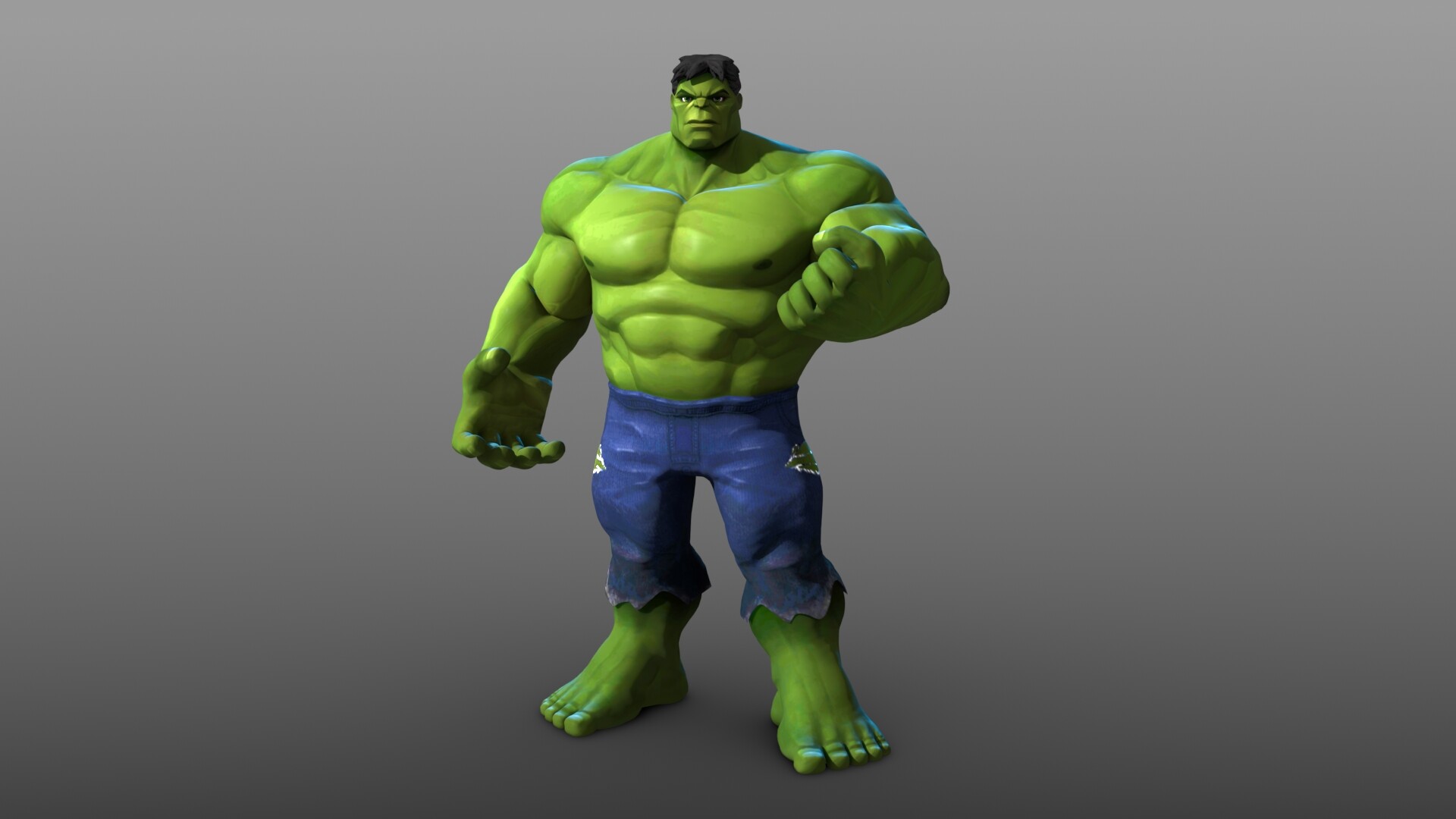 SIVA KRISHNAN.M - HULK MEN CHARACTER "VIS" LIGHTING | LOOK DEVELOPMENT