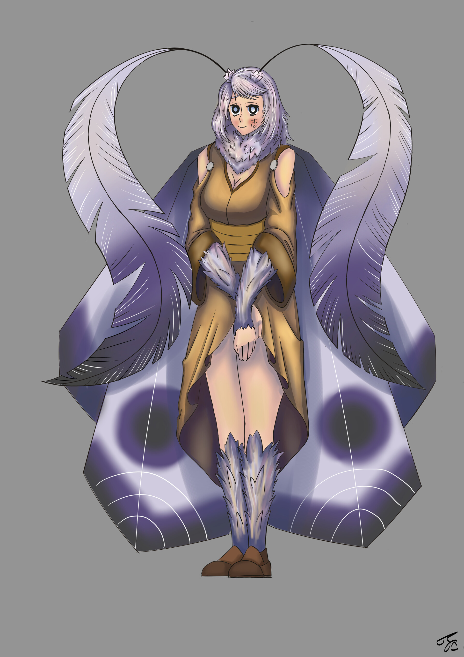 ArtStation - Moth Girl