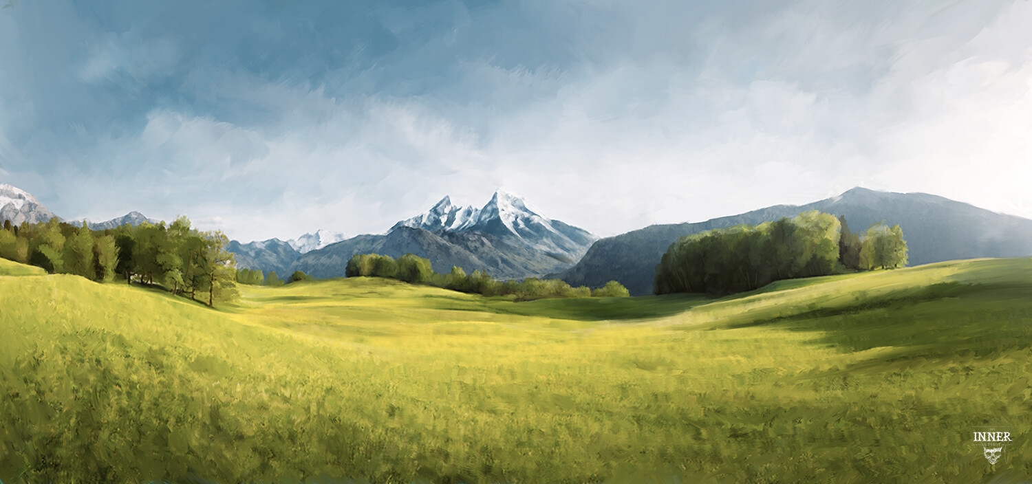 ArtStation - IMPRESSIONIST SPRING - FREEDOM