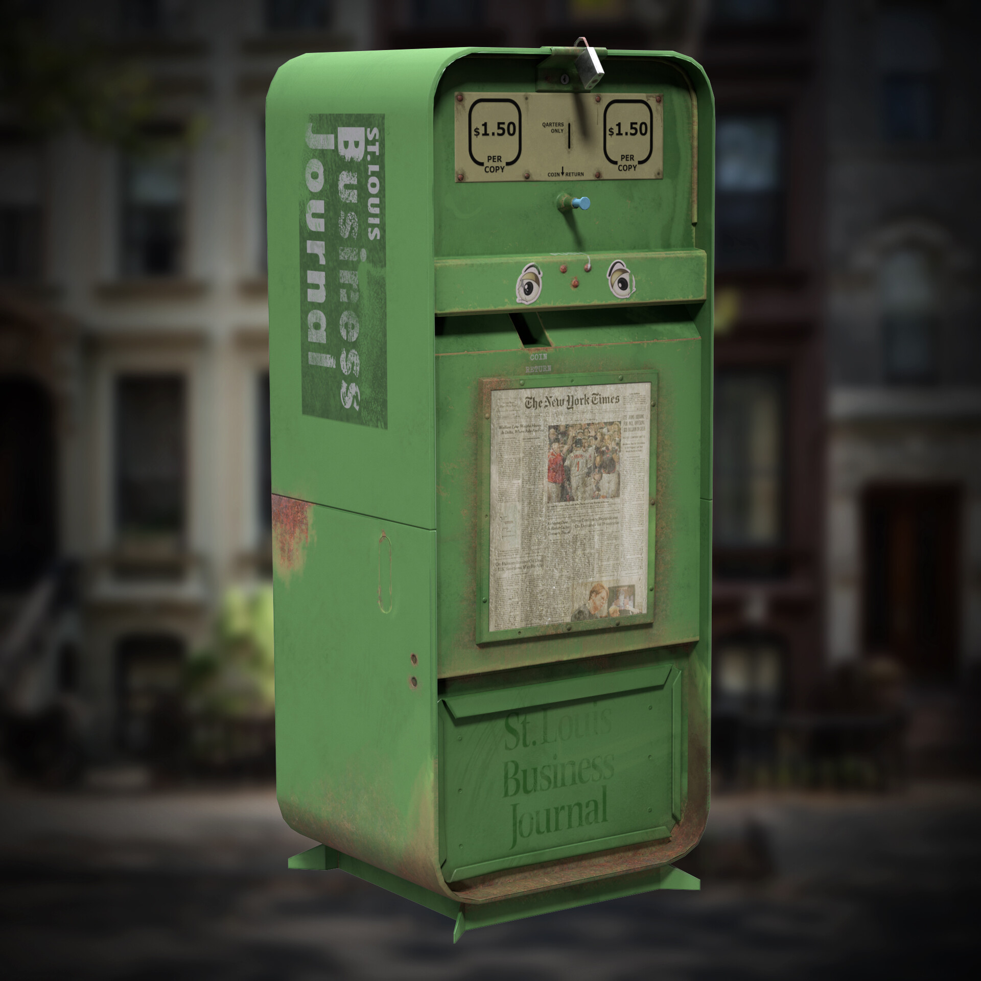 ArtStation - Newspaper vending machine