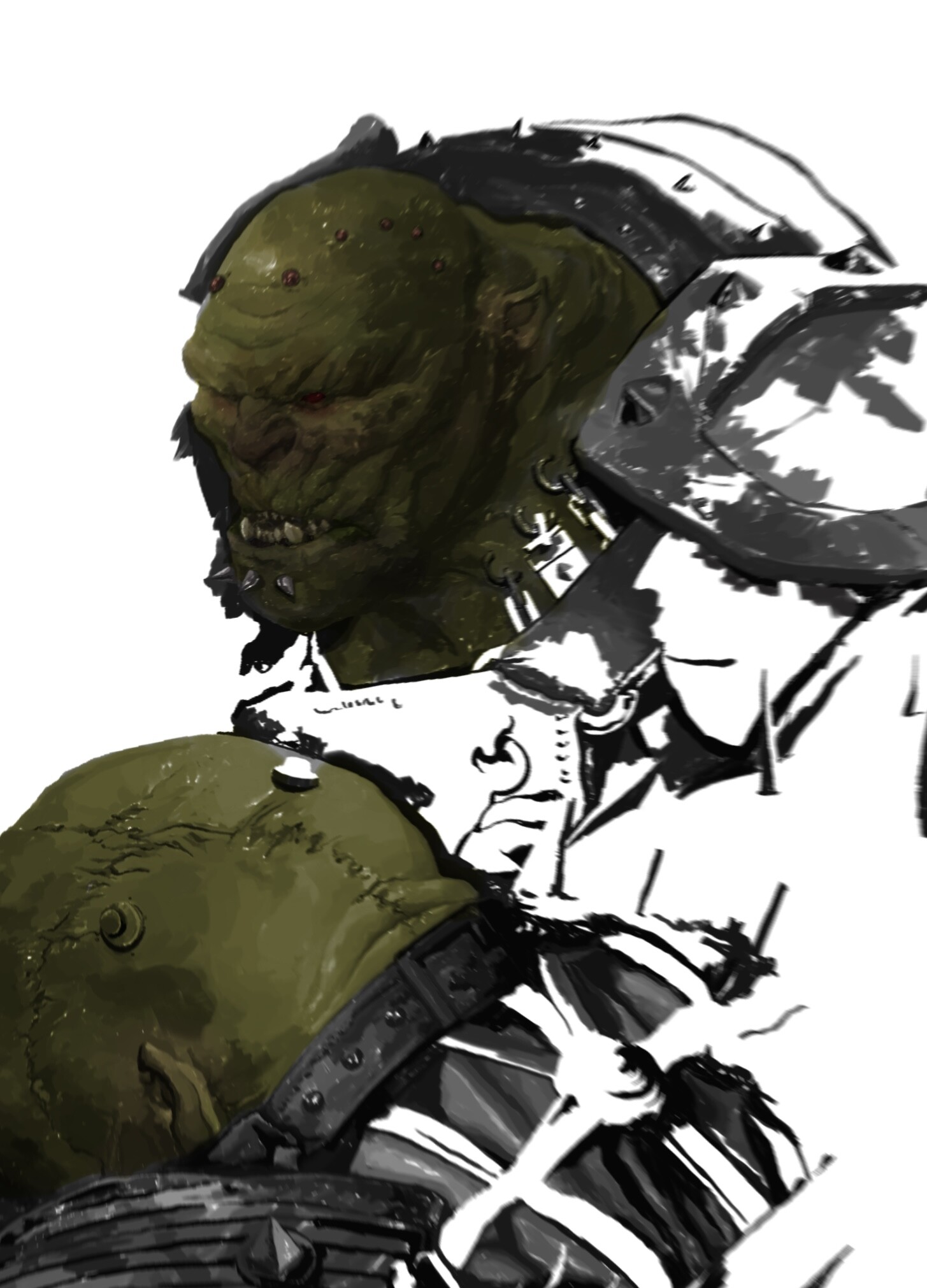 Daniel Irwin - Battle Scene (Lamenters Chapter Space Marines vs Goff ...