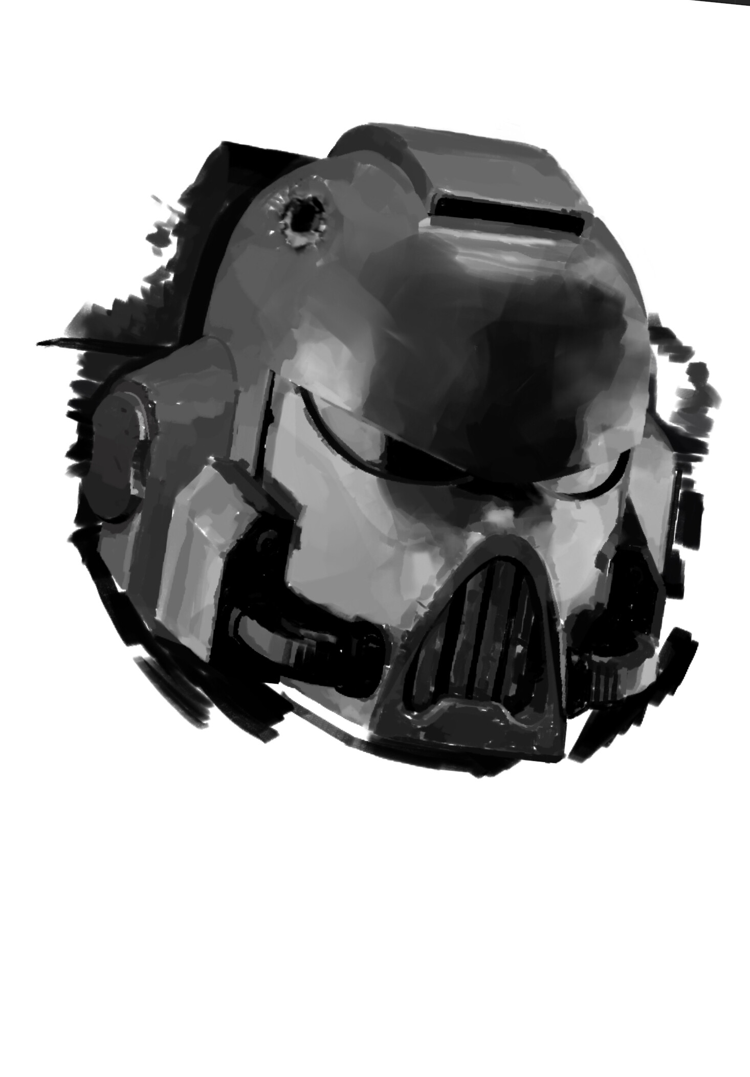 Daniel Irwin - Battle Scene (Lamenters Chapter Space Marines vs Goff ...