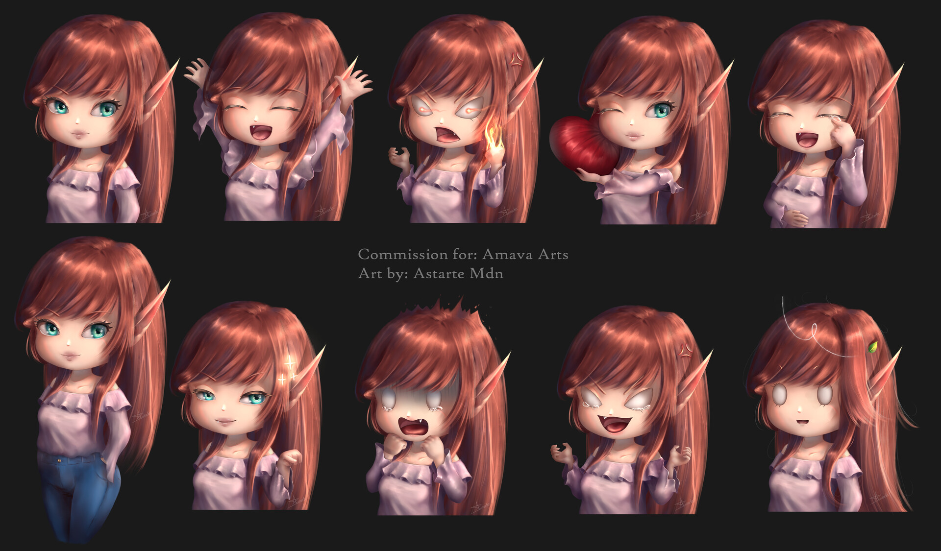 ArtStation - Chibi Commission for Amava Arts