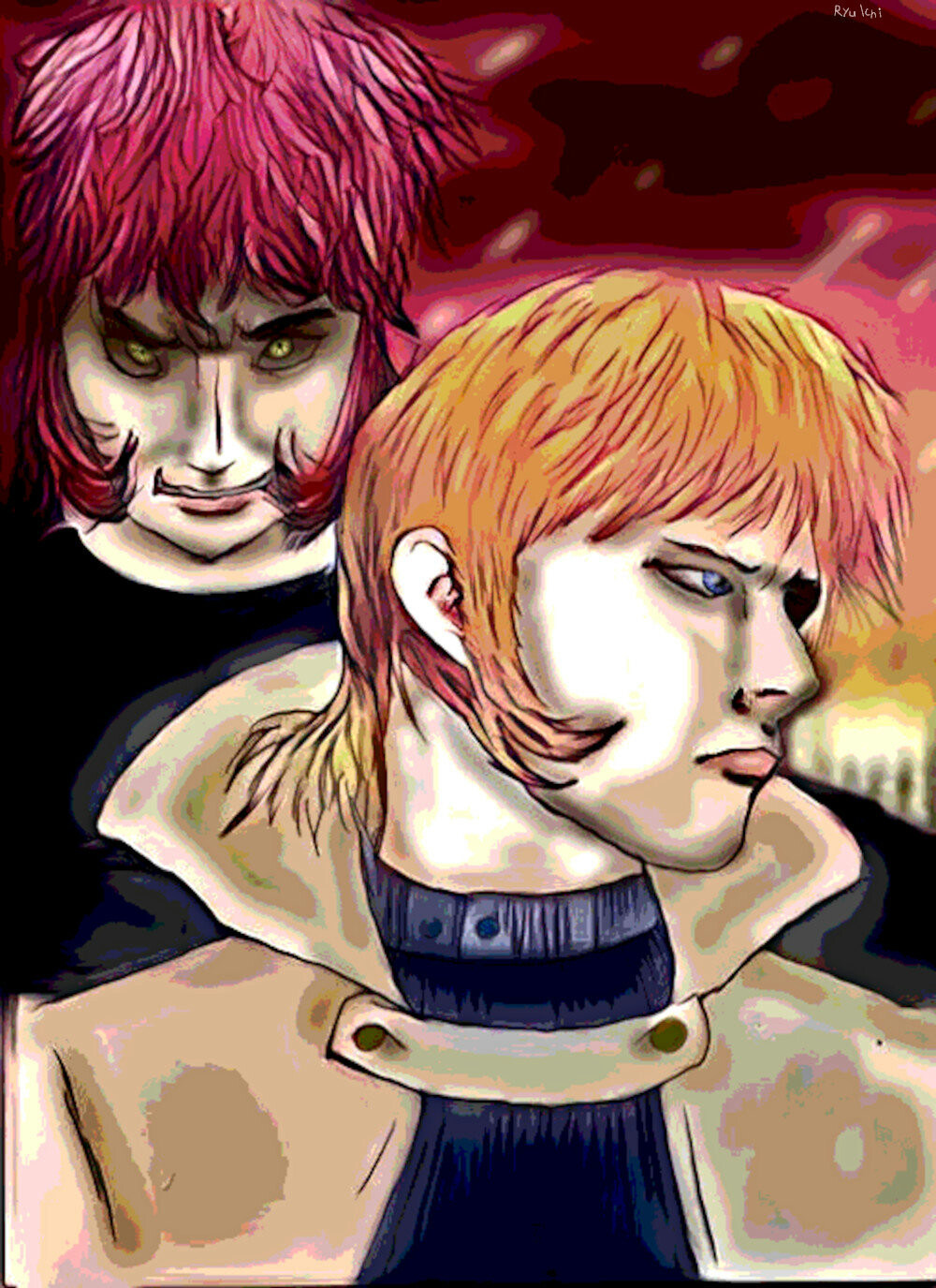 ArtStation - "Devil Man" Akira & Ryo fanart GO NAGAI's Comic