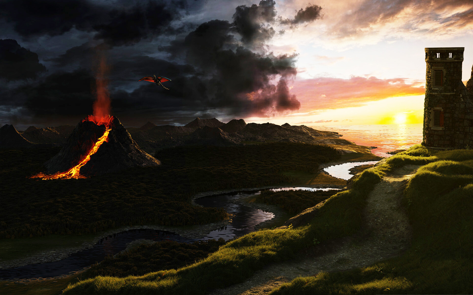 ArtStation - Volcano