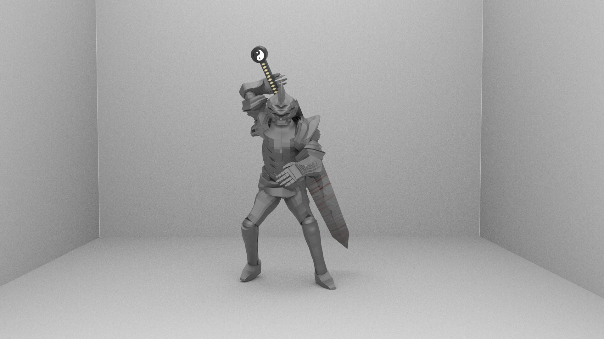 ArtStation - The Lone Demon Knight