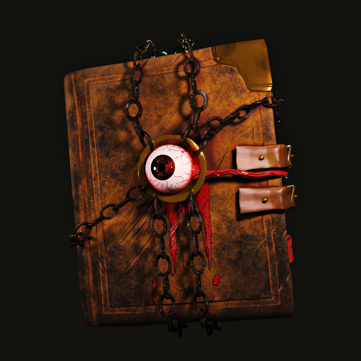 ArtStation - 3D-Horror Book
