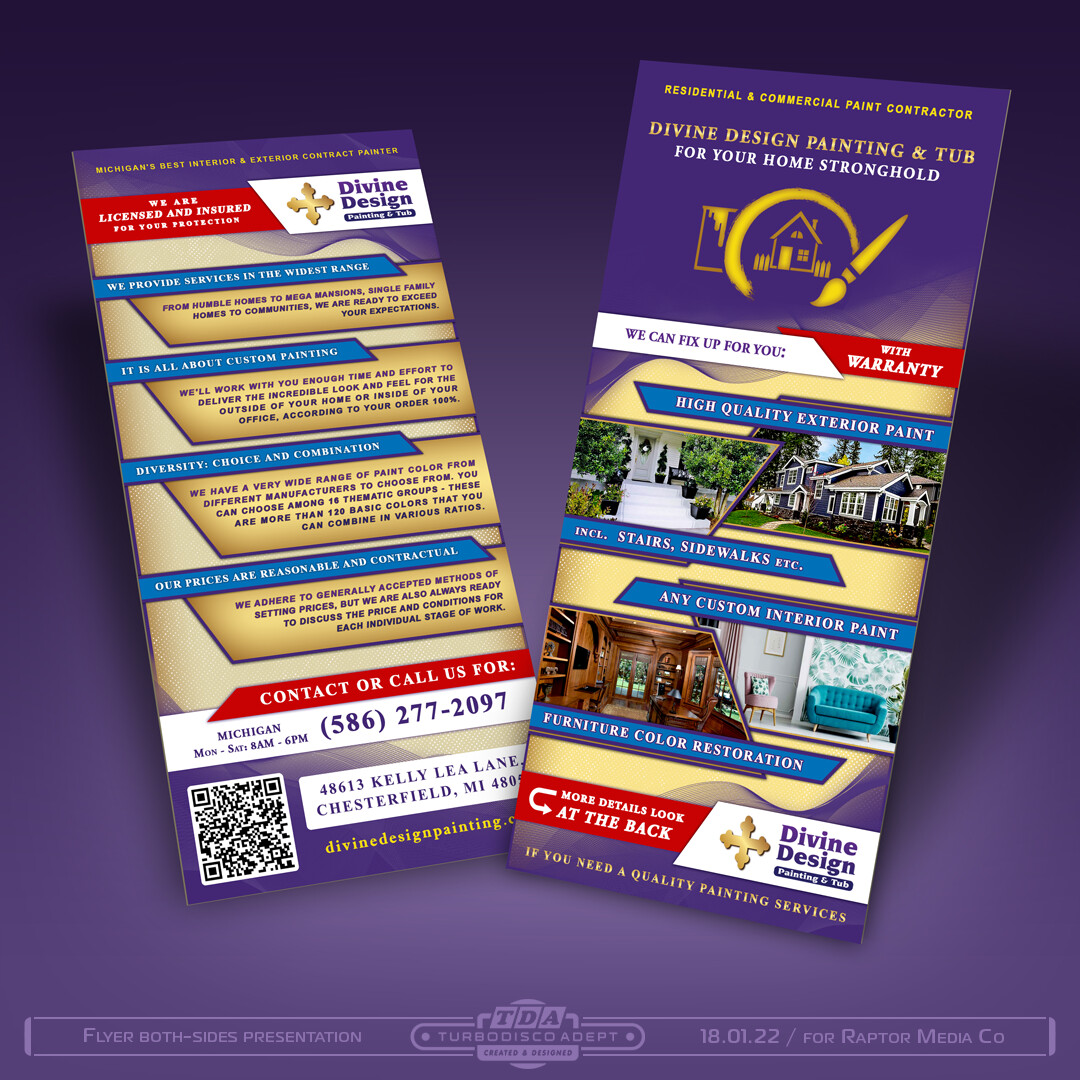 ArtStation - Flyer Both Sides