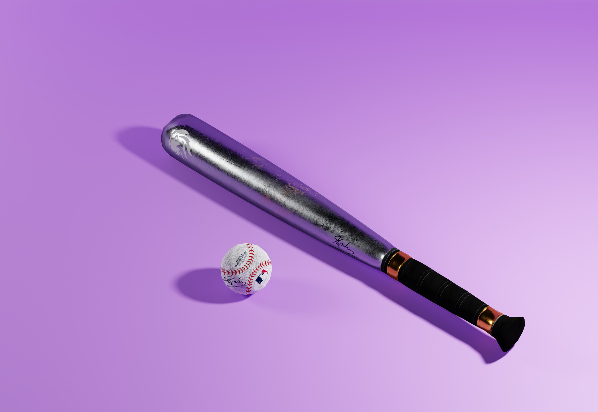 ArtStation - Baseball Set - 3D Models
