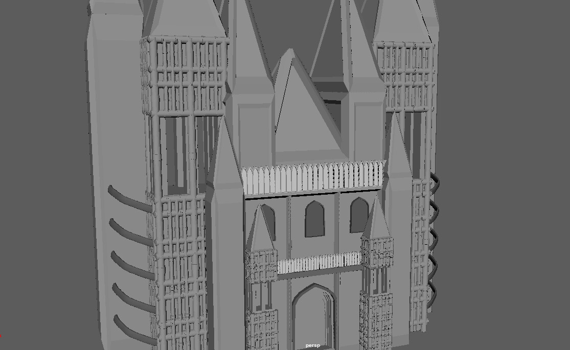 ArtStation - Started Architectural Design in Maya