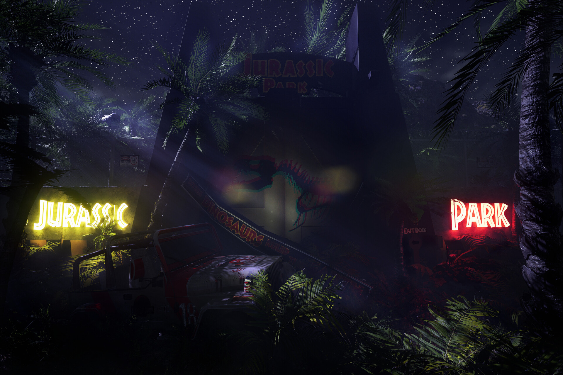 ArtStation - Welcome to Jurassic Park - 2022 - Buzz Pas Clair