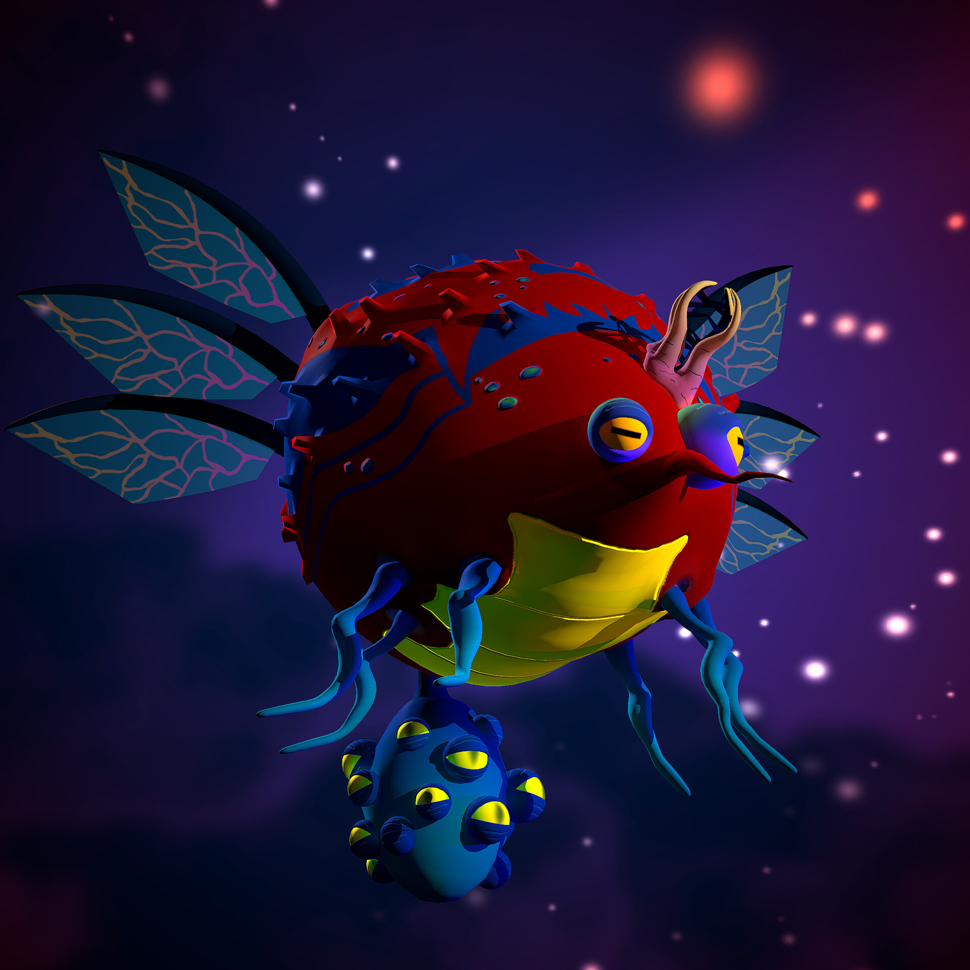 ArtStation - PuffBuzz - Game Ready Creature