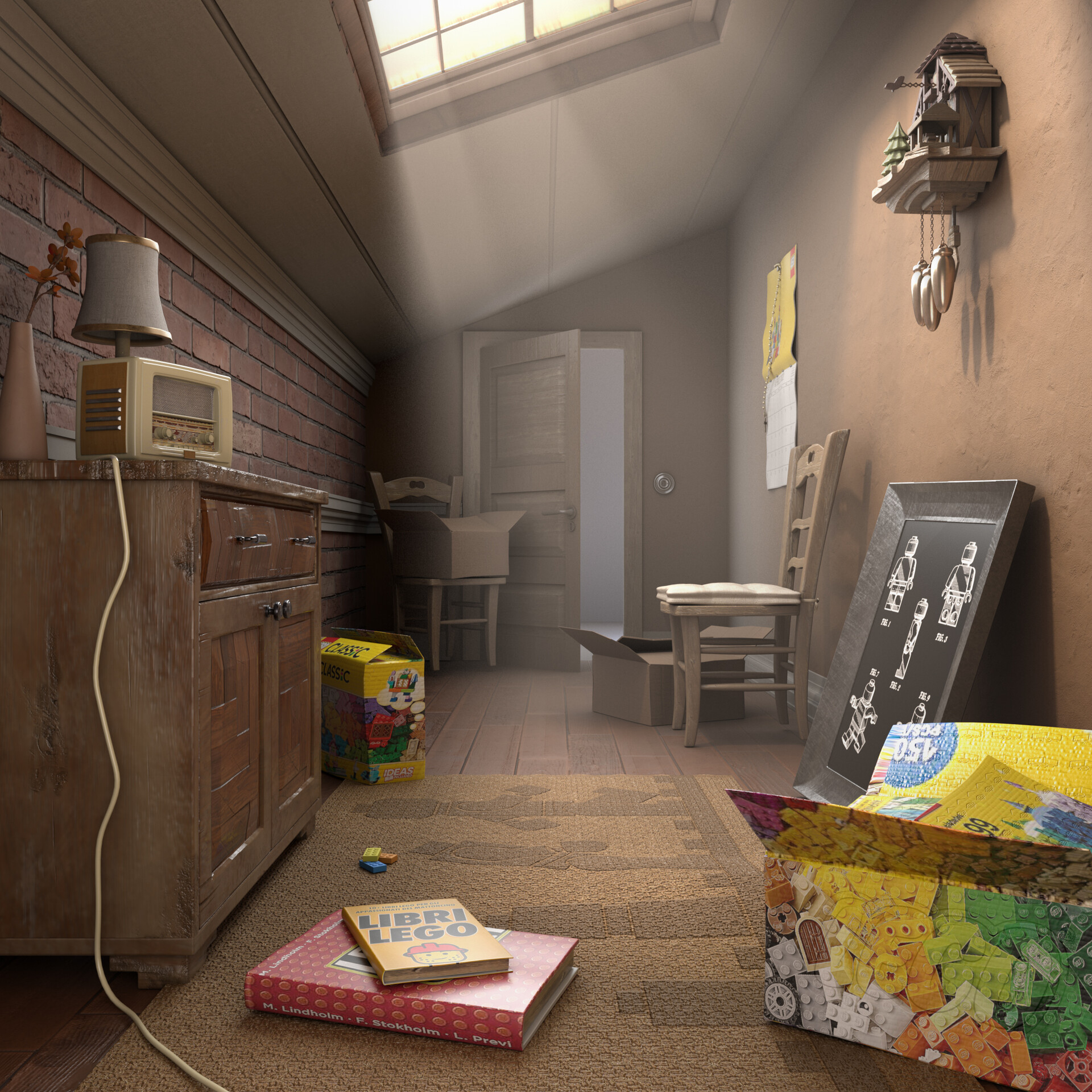 ArtStation - Lego's Room