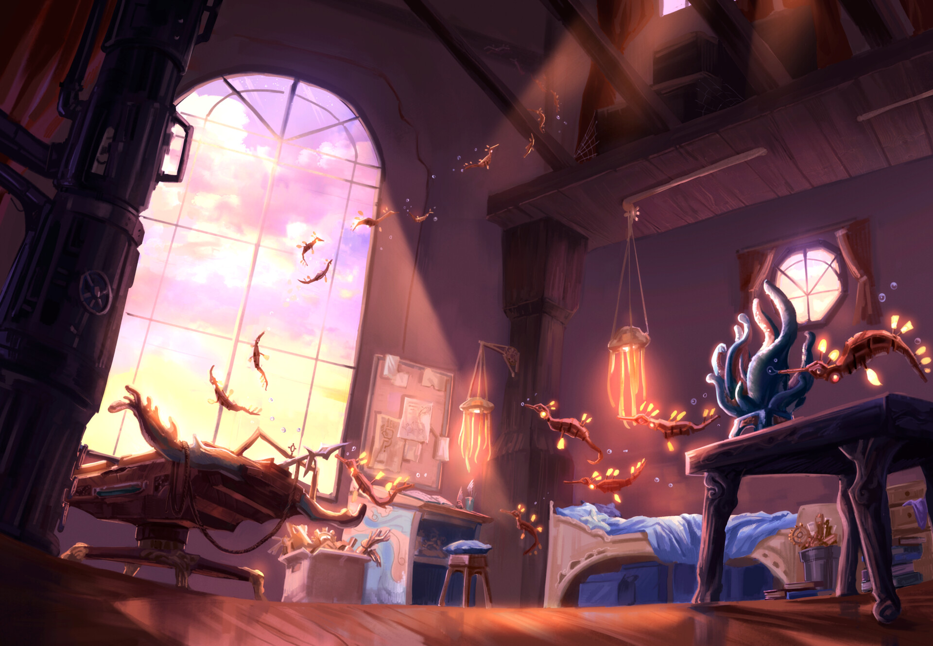 ArtStation - - Steampunk prop designs