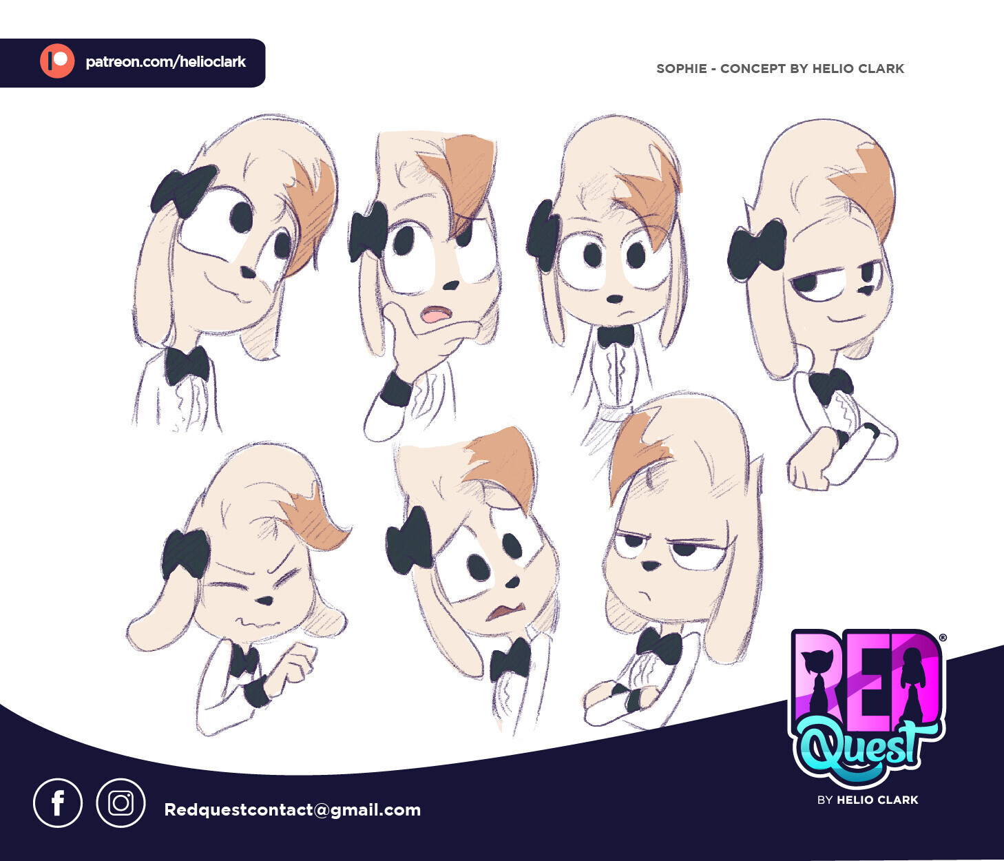 ArtStation - SOPHIE - CHARACTER SHEET