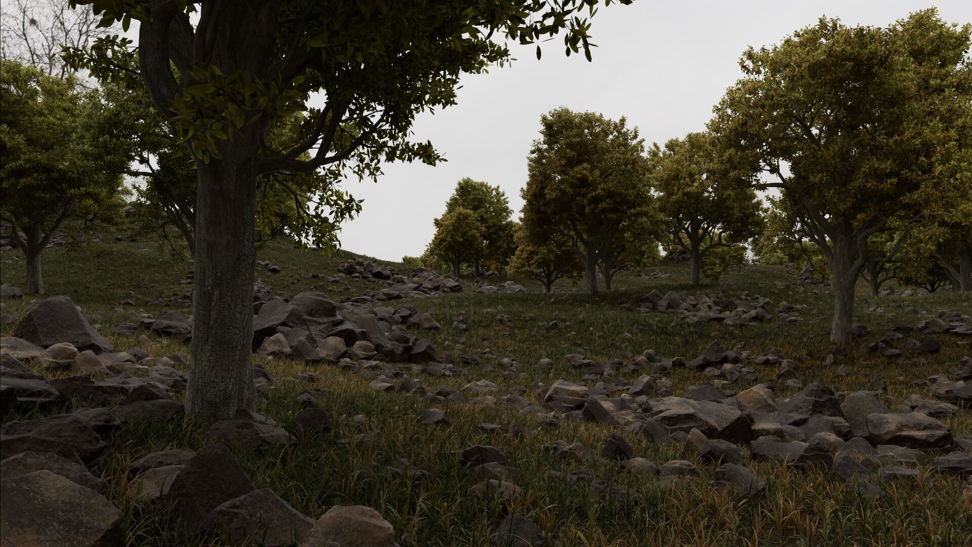 ArtStation - Forest scatter test