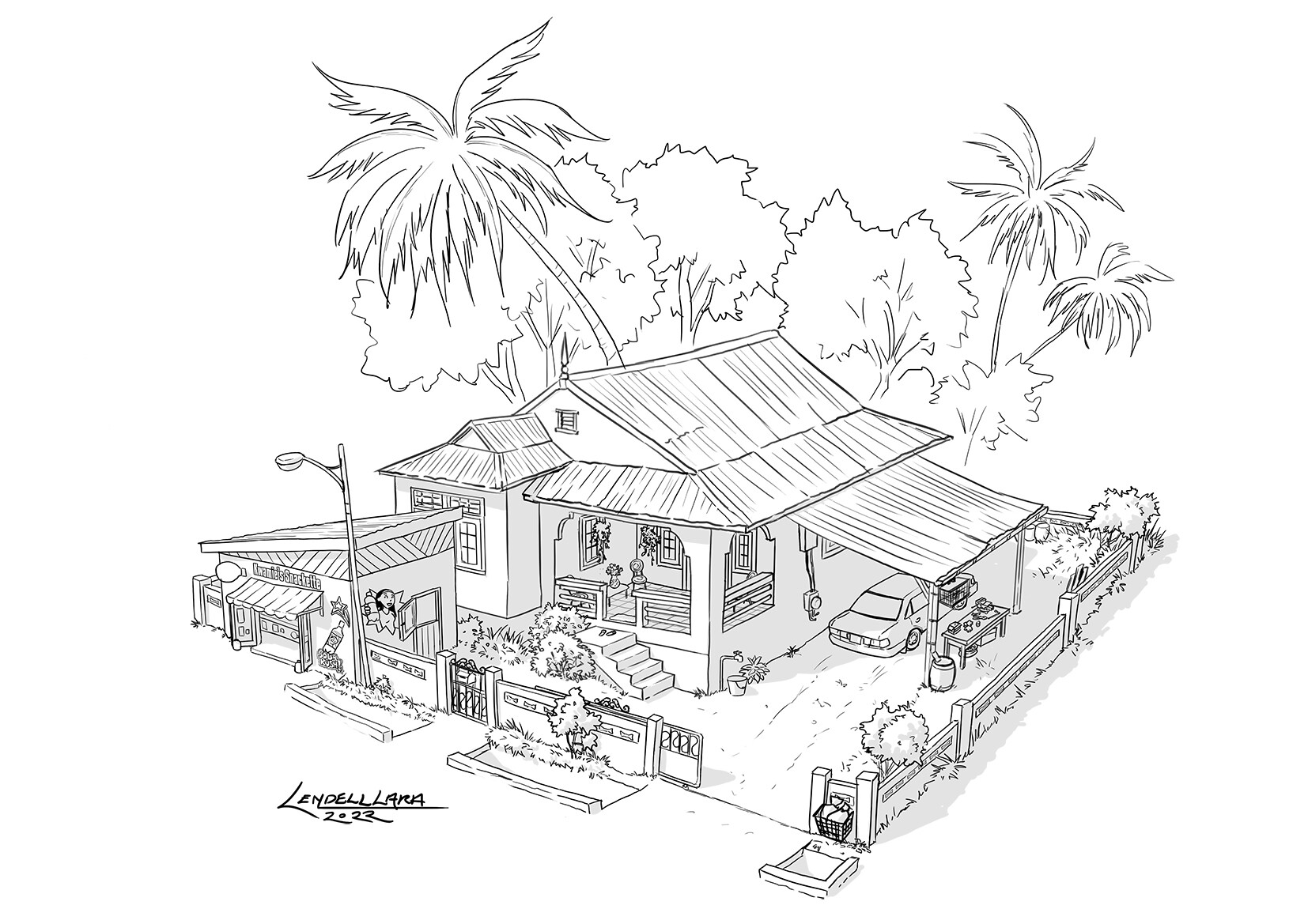 ArtStation - Trini House Concept