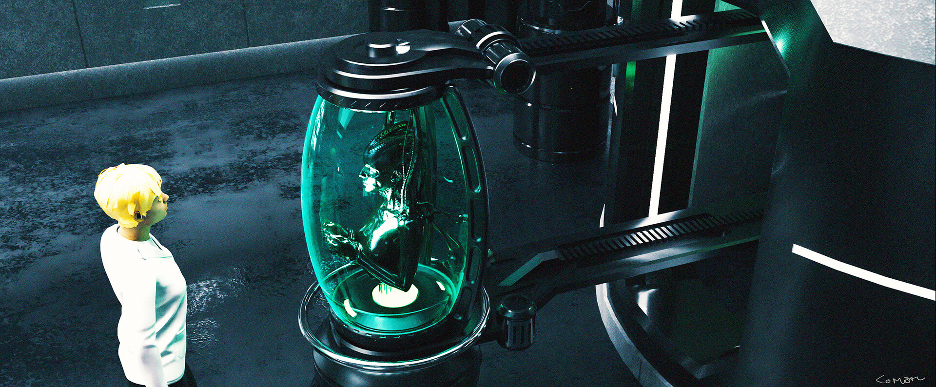 JOE COMEAU CONCEPT ART - Star Trek: Picard - Season 2 - Jurati's Lab